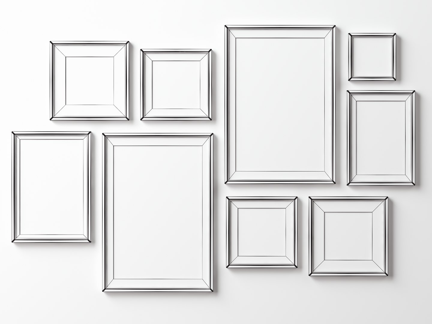 Picture Frames Set-421 3D Model - TurboSquid 2069408