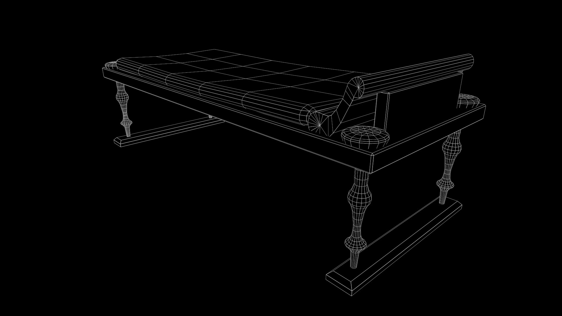 3D Roman Couch - Lectus Cubicularis Servorum - TurboSquid 1860398