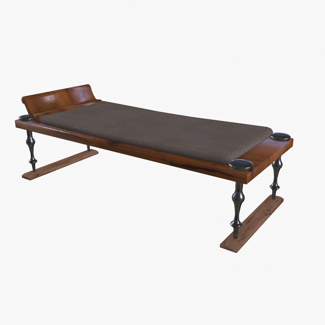 3D Roman couch - lectus cubicularis servorum - TurboSquid 1860398