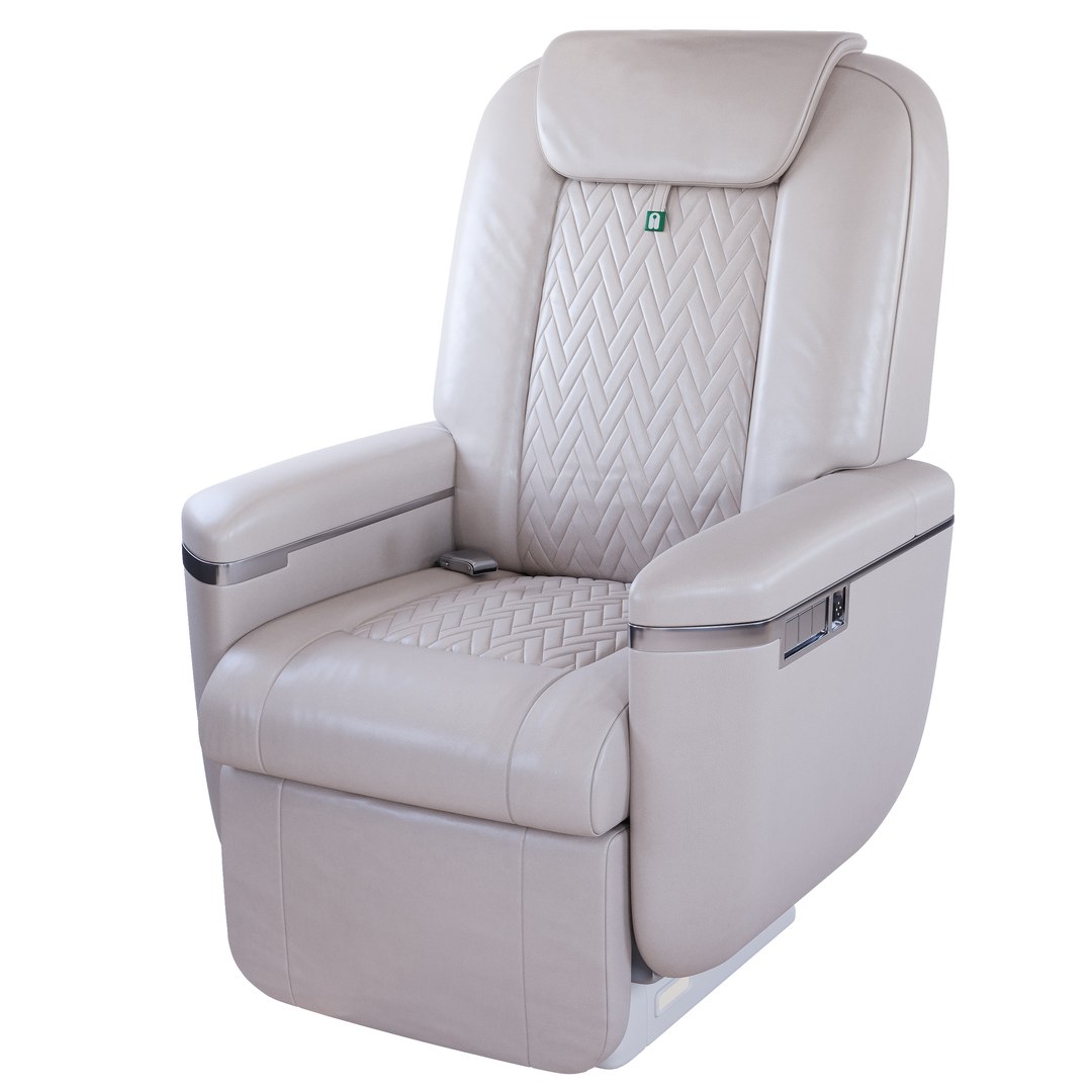 Airplane Business Seat 2 3D Model - TurboSquid 2408028