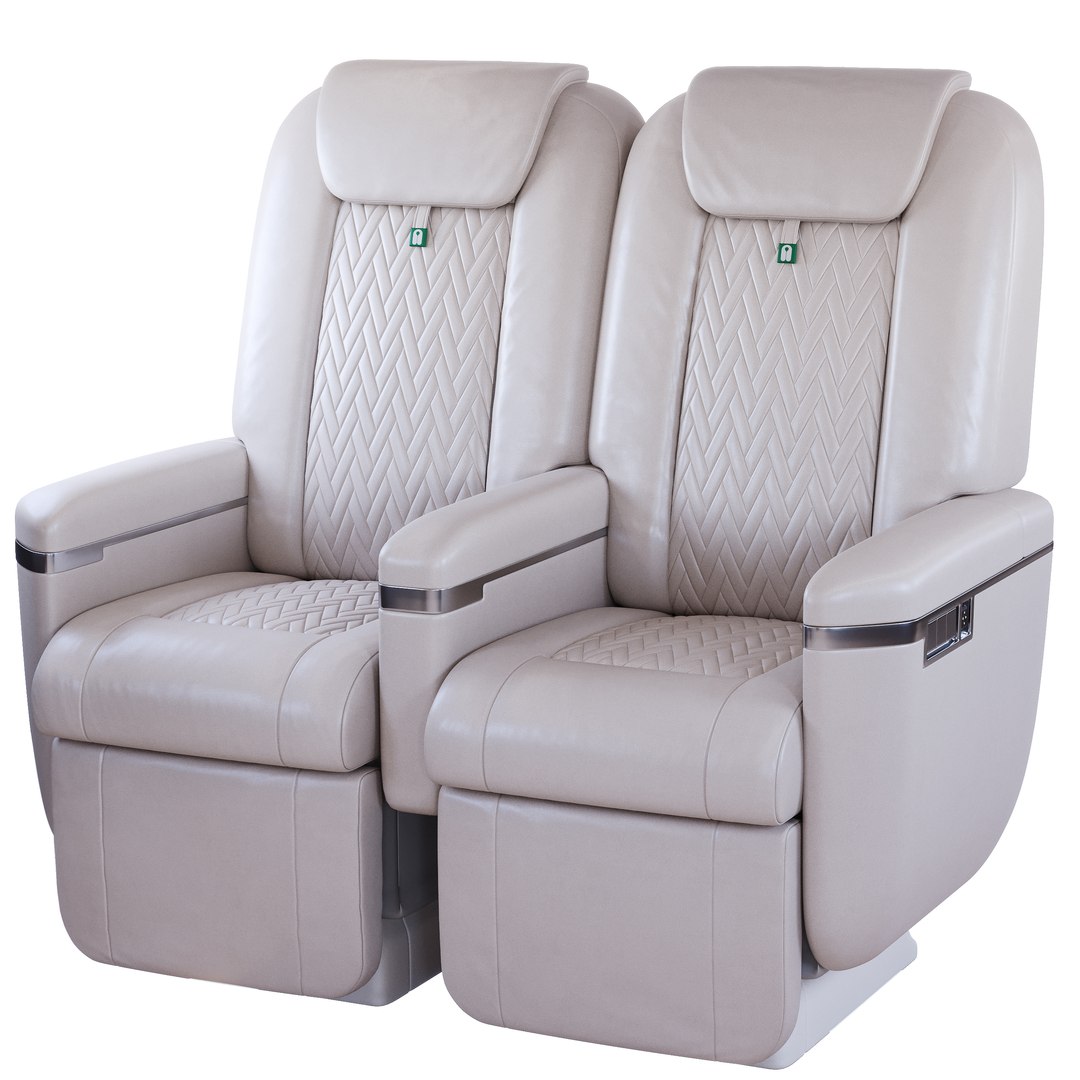 Airplane Business Seat 2 3D Model - TurboSquid 2408028