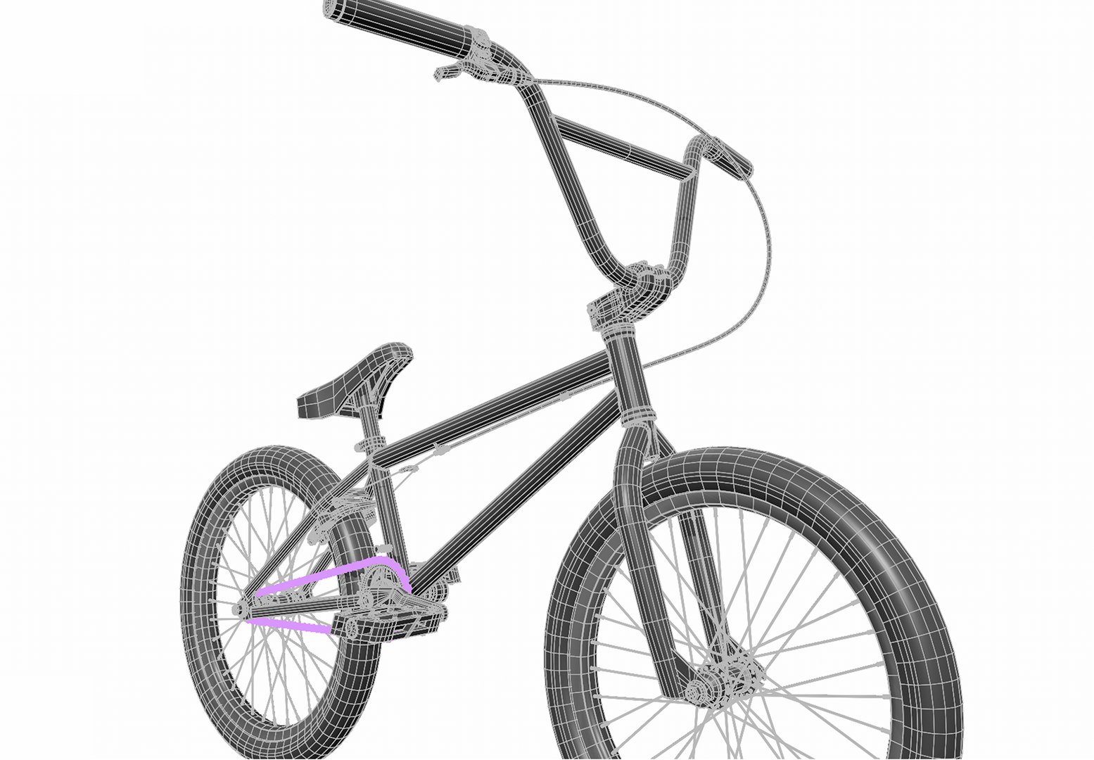 Bmx bike 3D model - TurboSquid 1582369