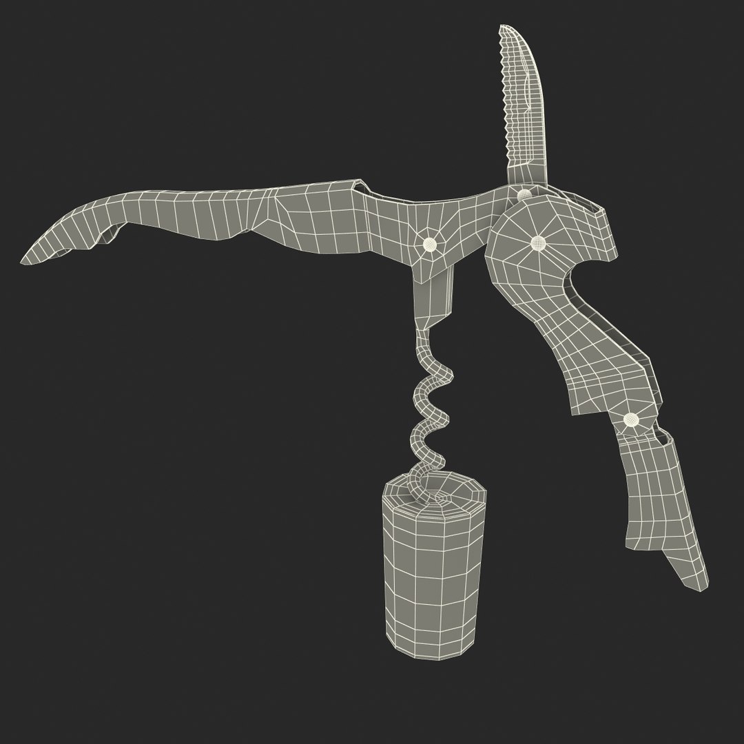 3d Double Hinged Wine Key