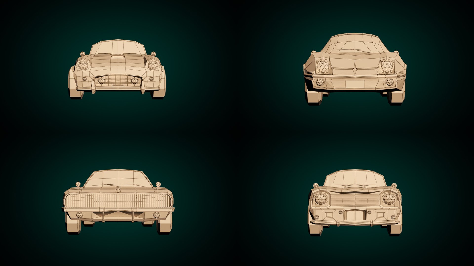 3D Car Muscle - TurboSquid 1391424