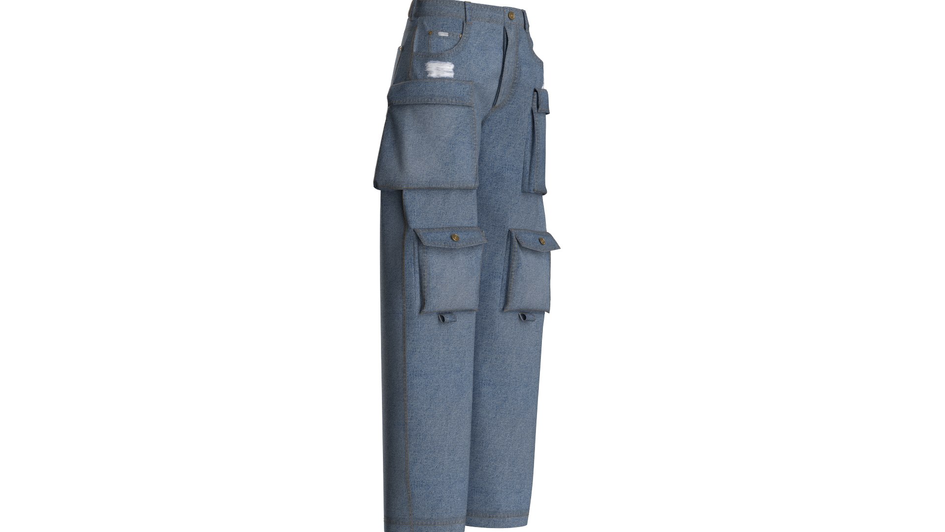 Female Denim Jean Model - TurboSquid 2151910