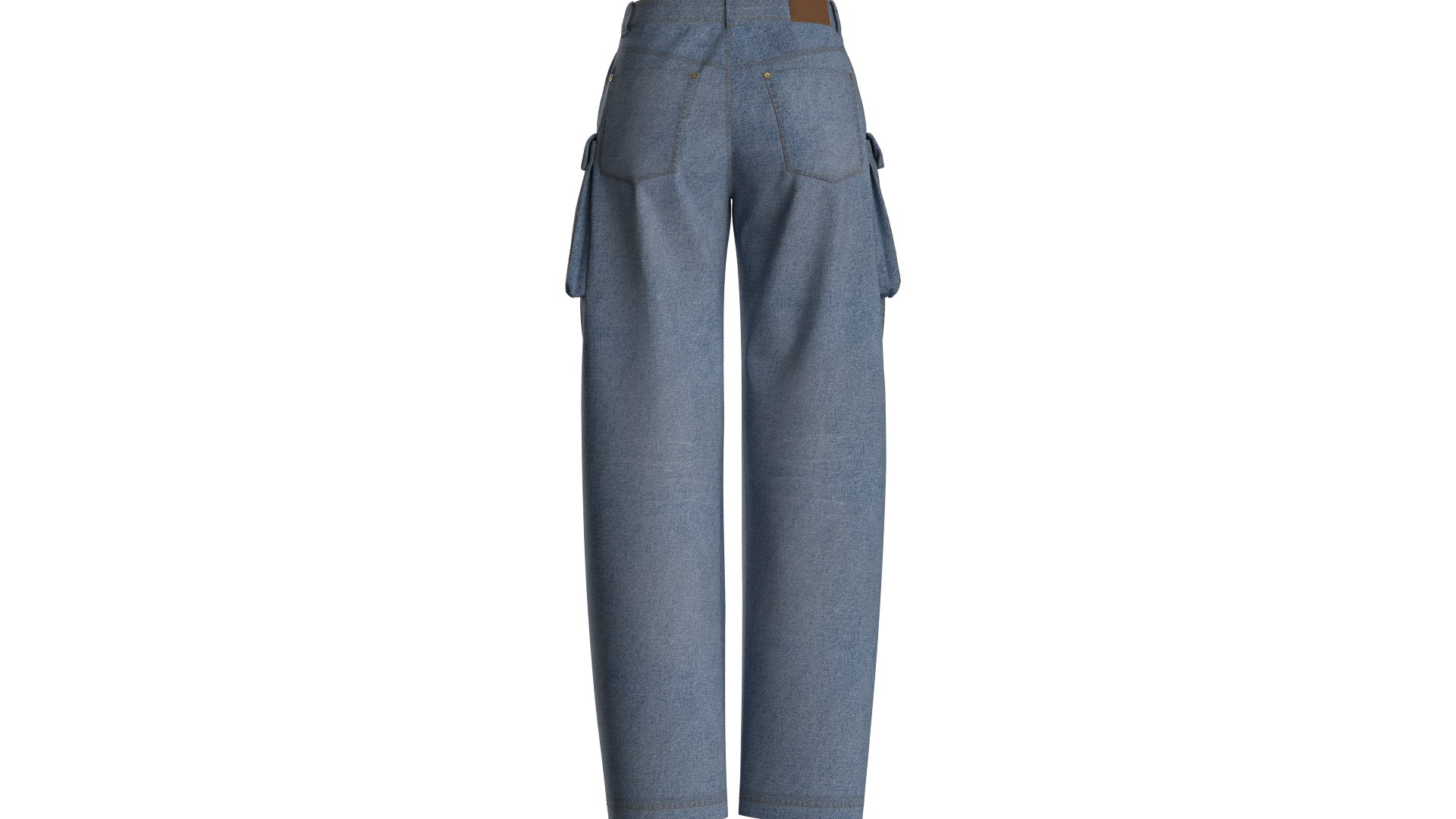 Female Denim Jean Model - TurboSquid 2151910