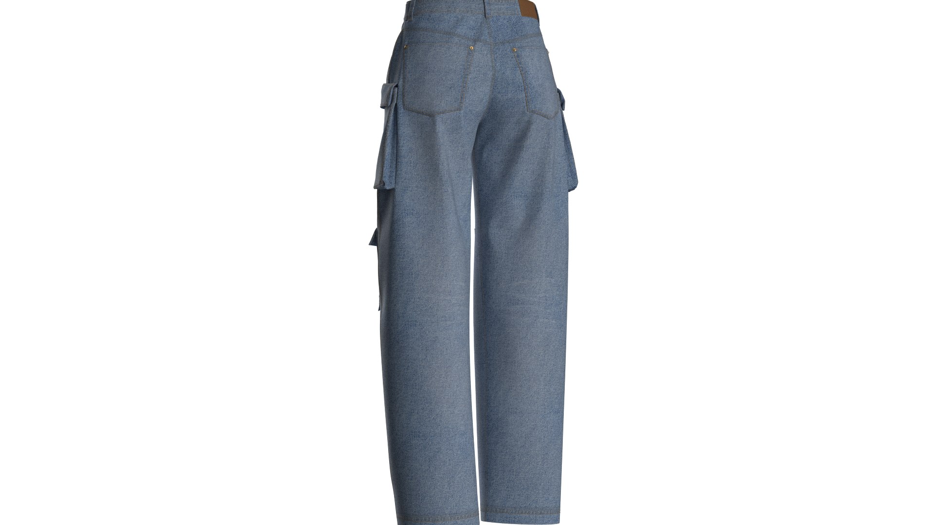 Female Denim Jean Model - TurboSquid 2151910