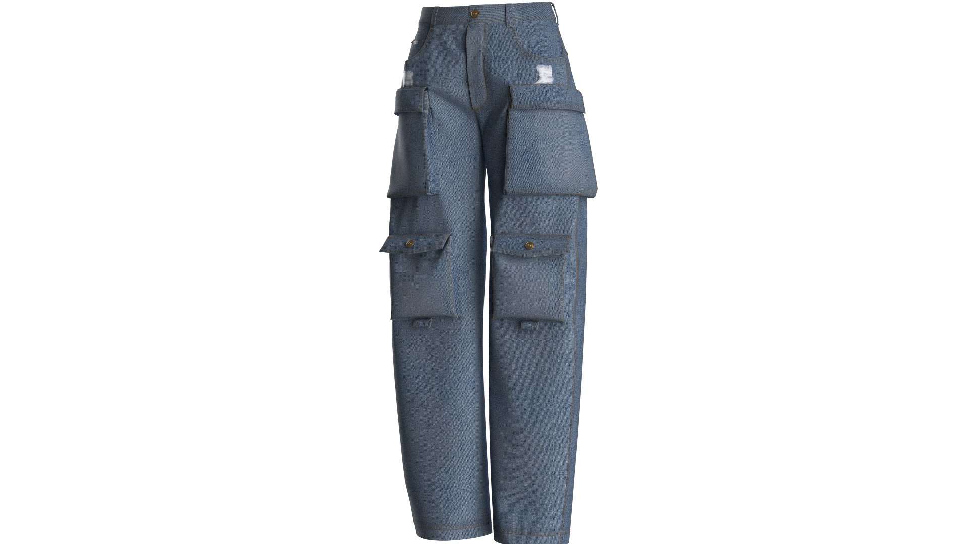 Female Denim Jean Model - TurboSquid 2151910