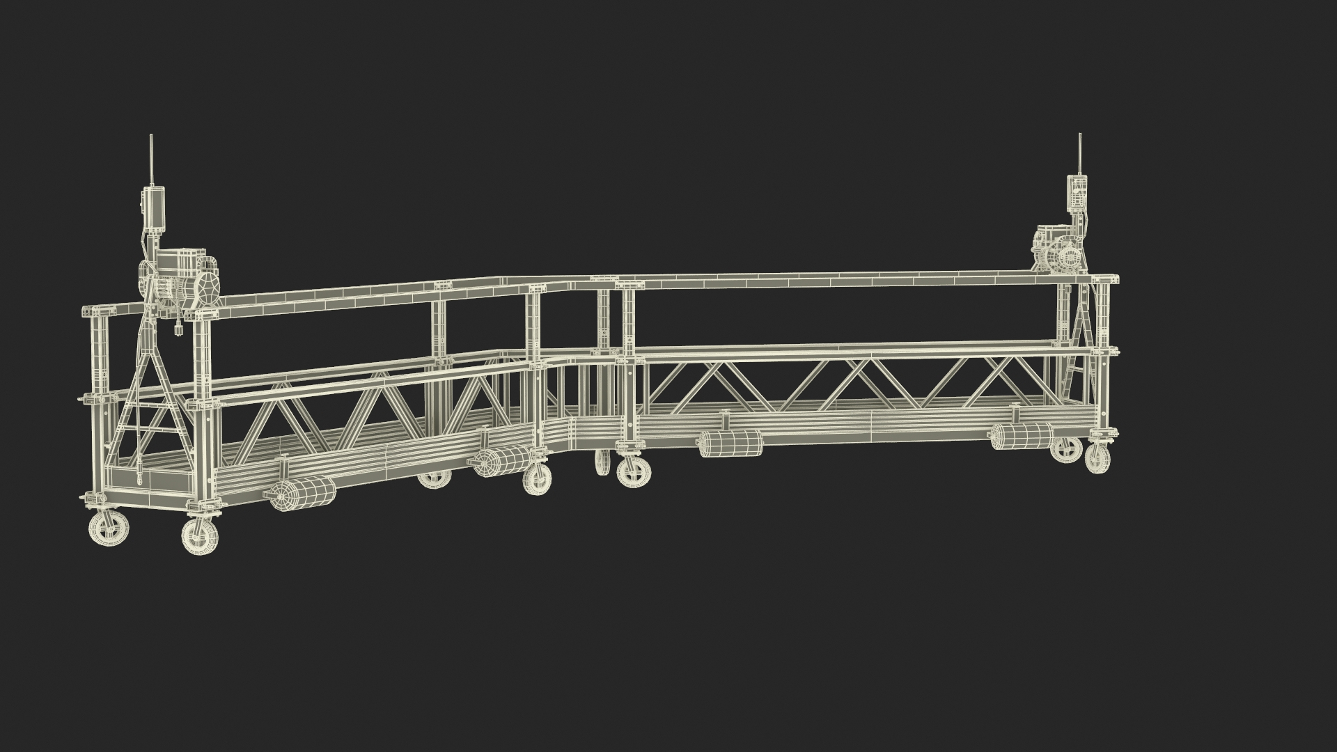 3D Window Cleaning Angled Platform Model - TurboSquid 2239804