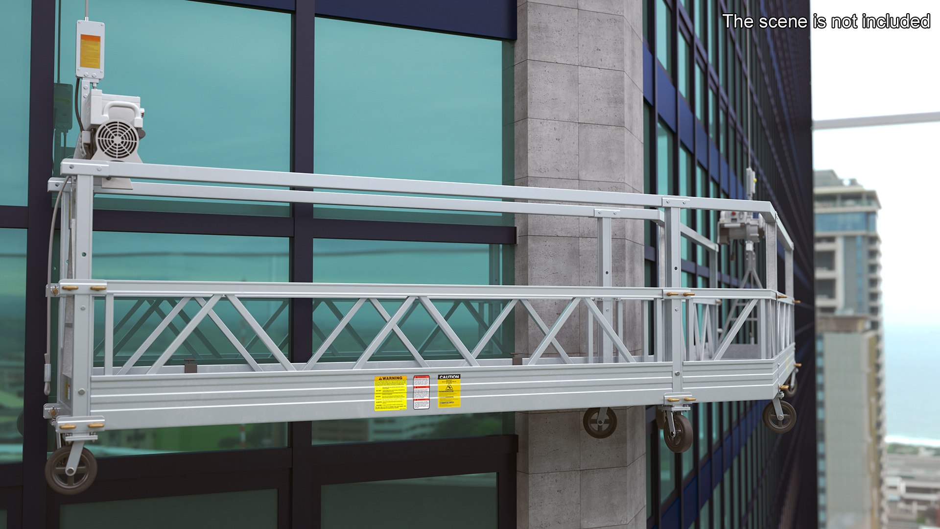 3D Window Cleaning Angled Platform Model - TurboSquid 2239804