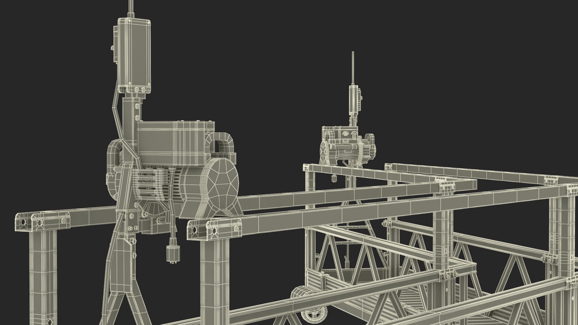 3D Window Cleaning Angled Platform Model - TurboSquid 2239804