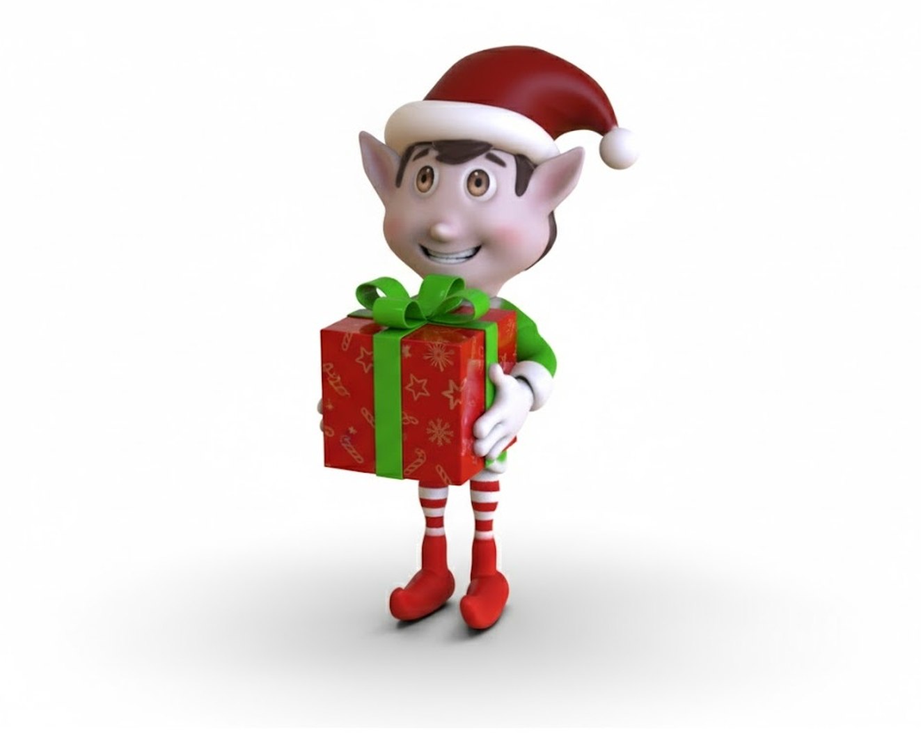 Christmas Dwarf 3D Model - TurboSquid 2492414