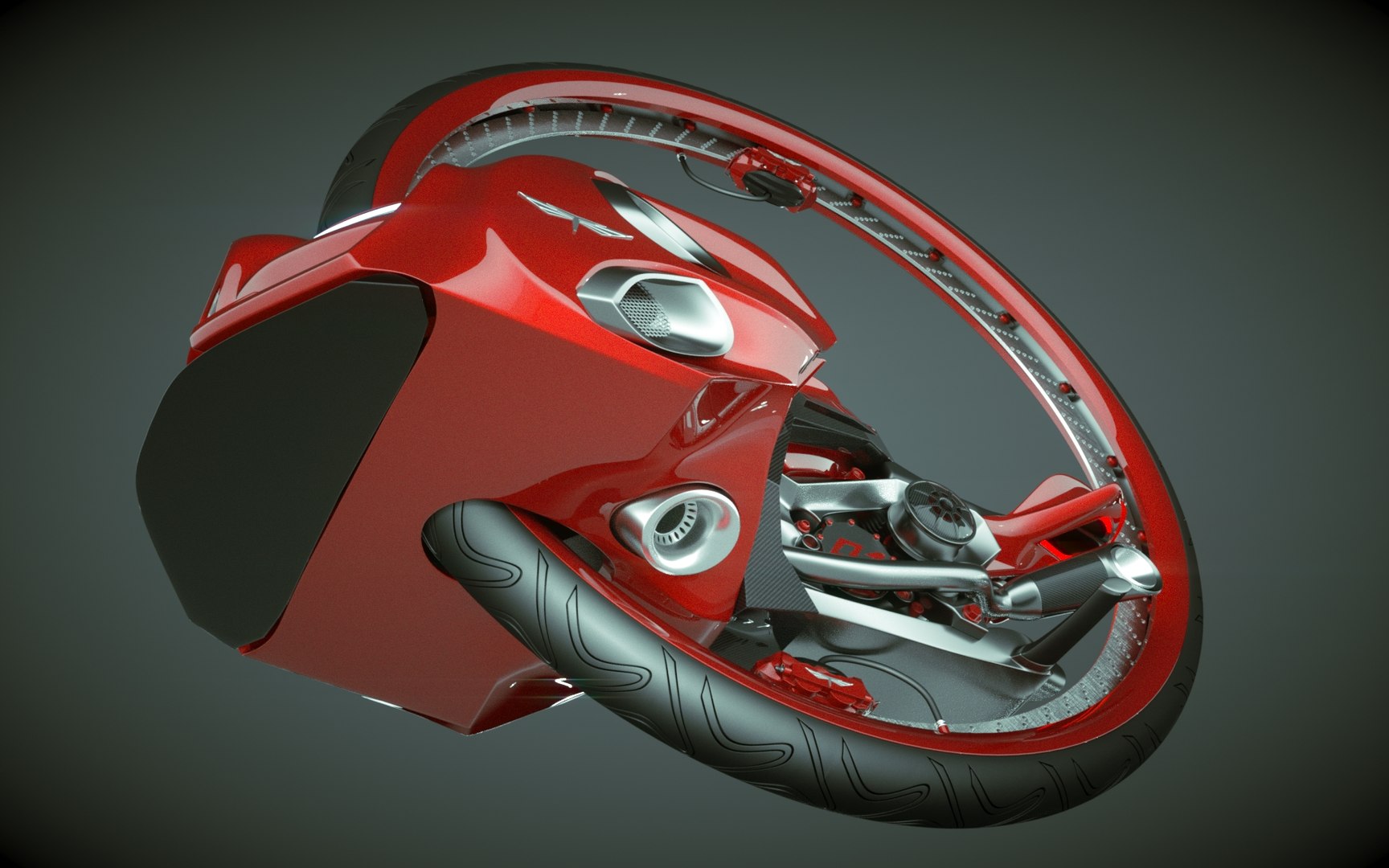 3D Monocycle 09 - TurboSquid 1942489