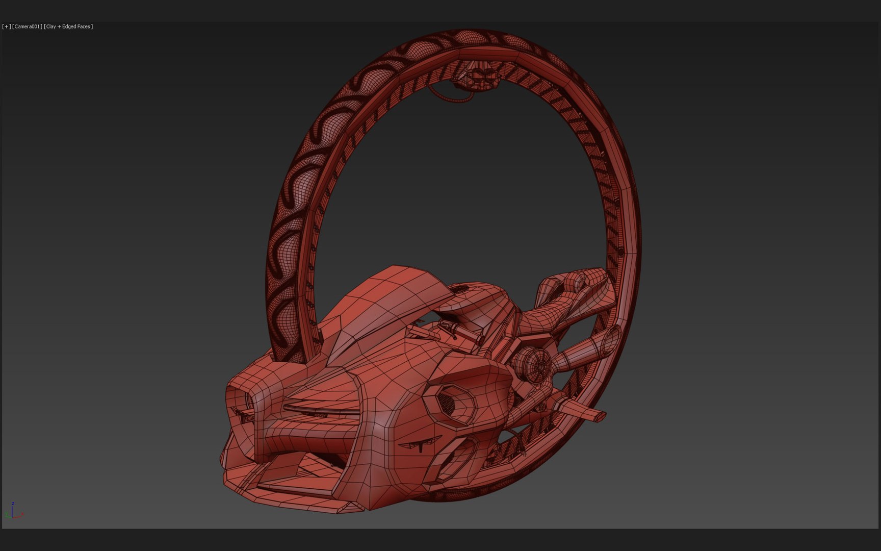 3D Monocycle 09 - TurboSquid 1942489