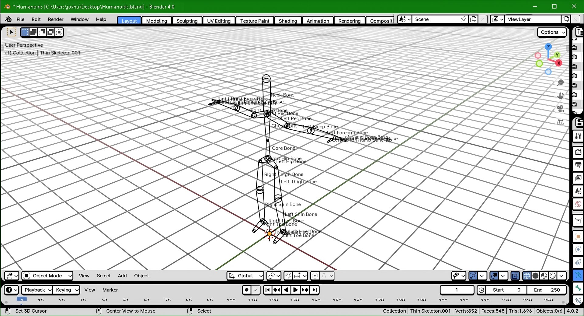 3D Simple Humanoid Model - TurboSquid 2199064