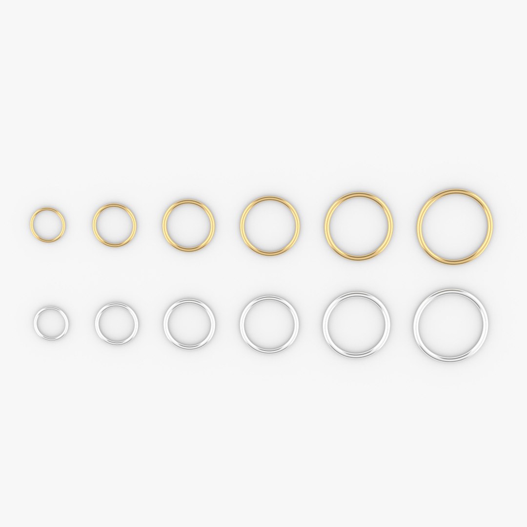 3D Model Bag Hardware Metal O Ring - TurboSquid 1985793