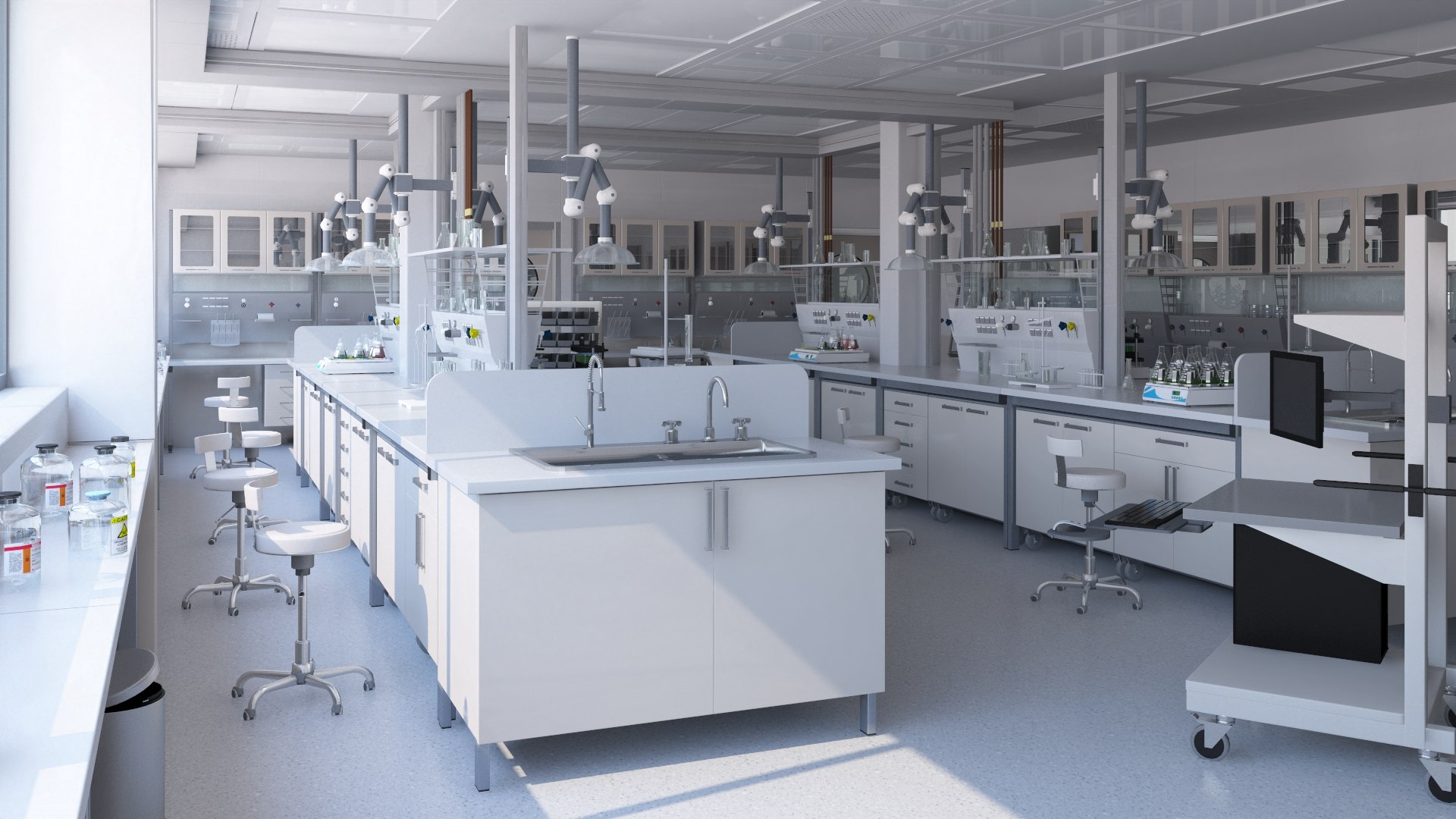 Laboratory 2 3D Model - TurboSquid 2011703