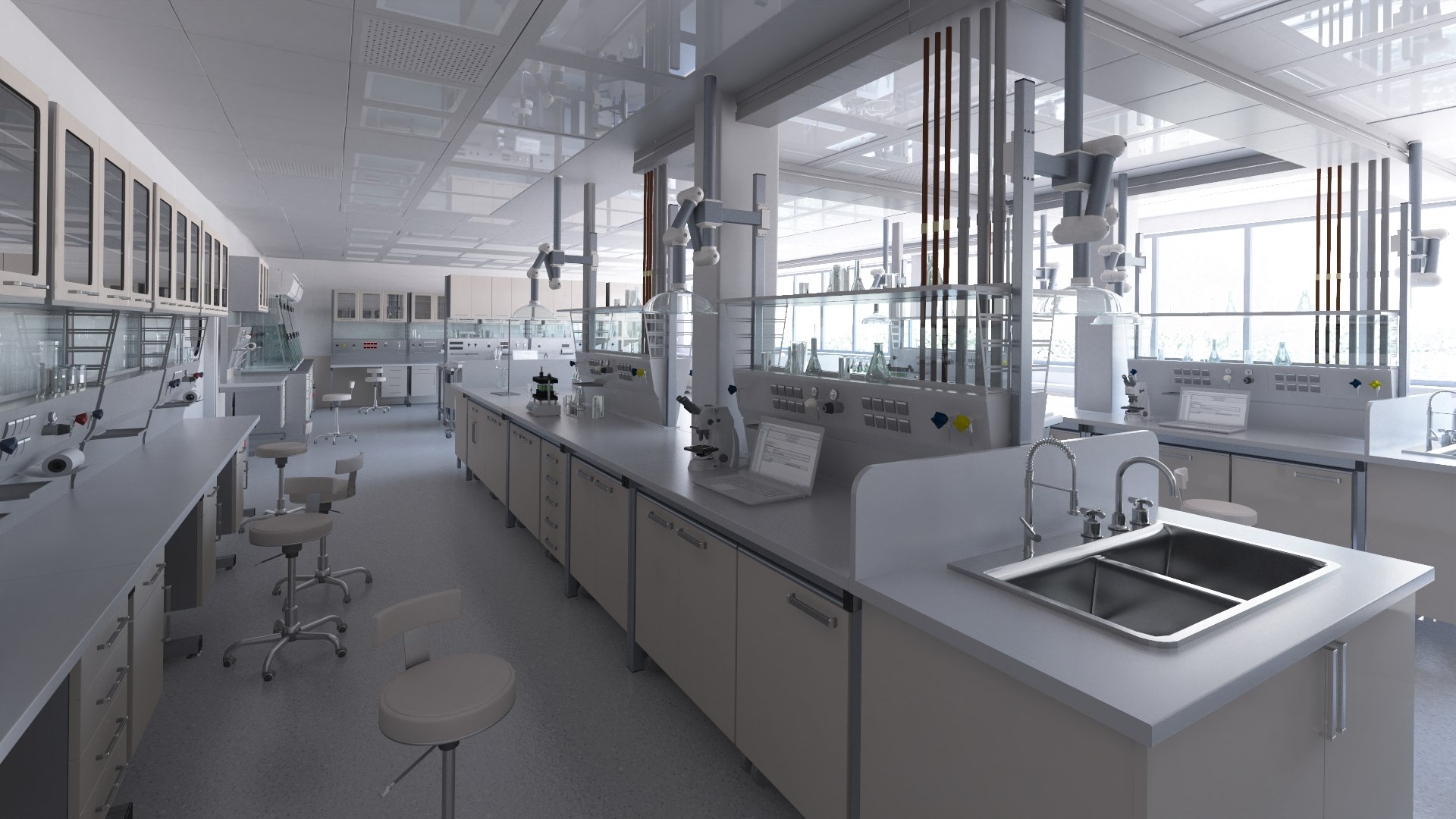 Laboratory 2 3D Model - TurboSquid 2011703