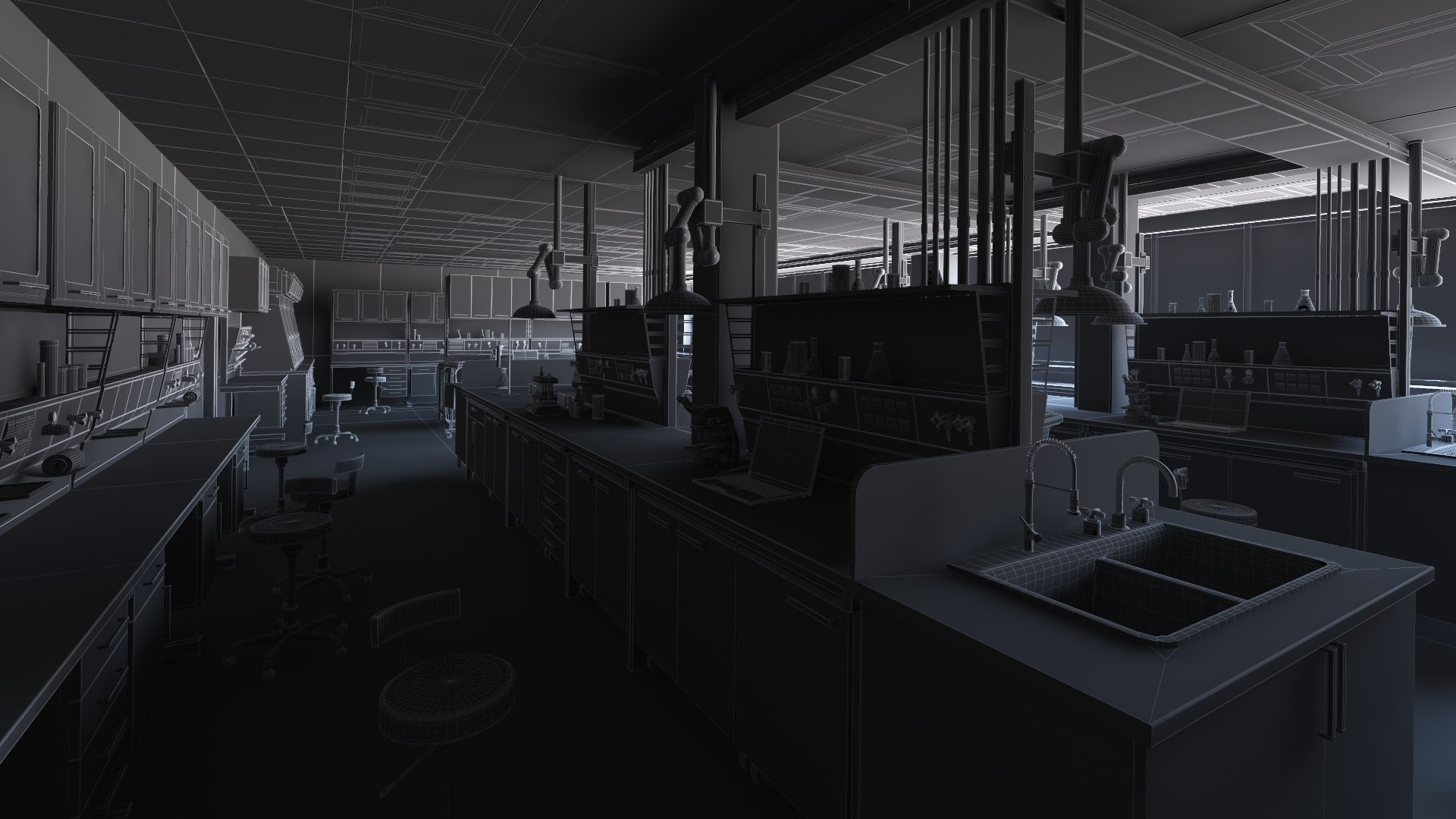 Laboratory 2 3D Model - TurboSquid 2011703