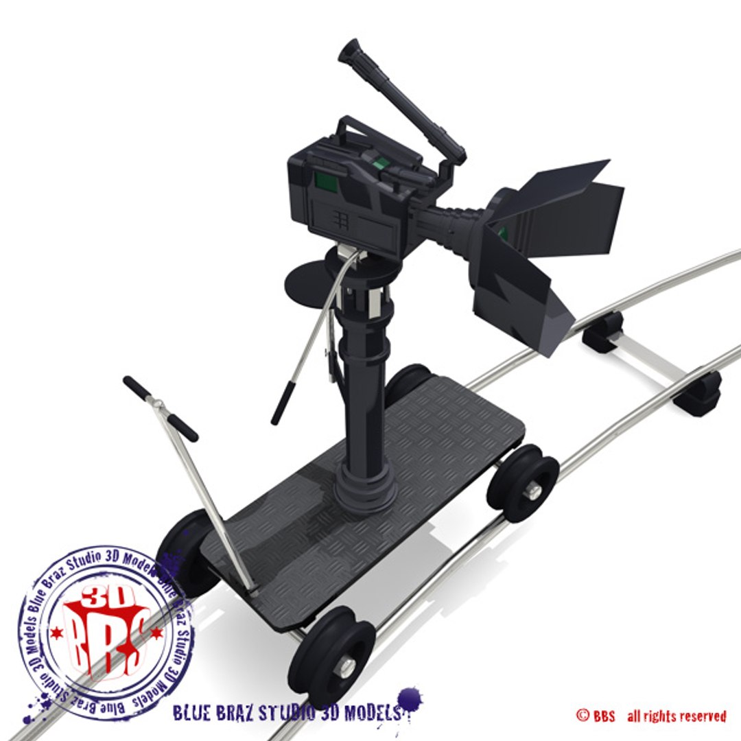 3d Model Professional Camera Dolly