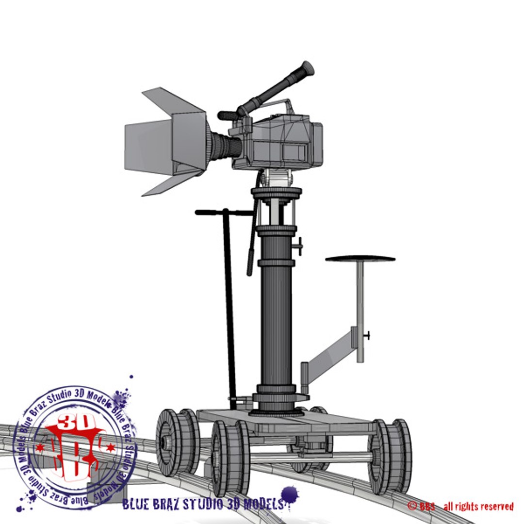 3d Model Professional Camera Dolly