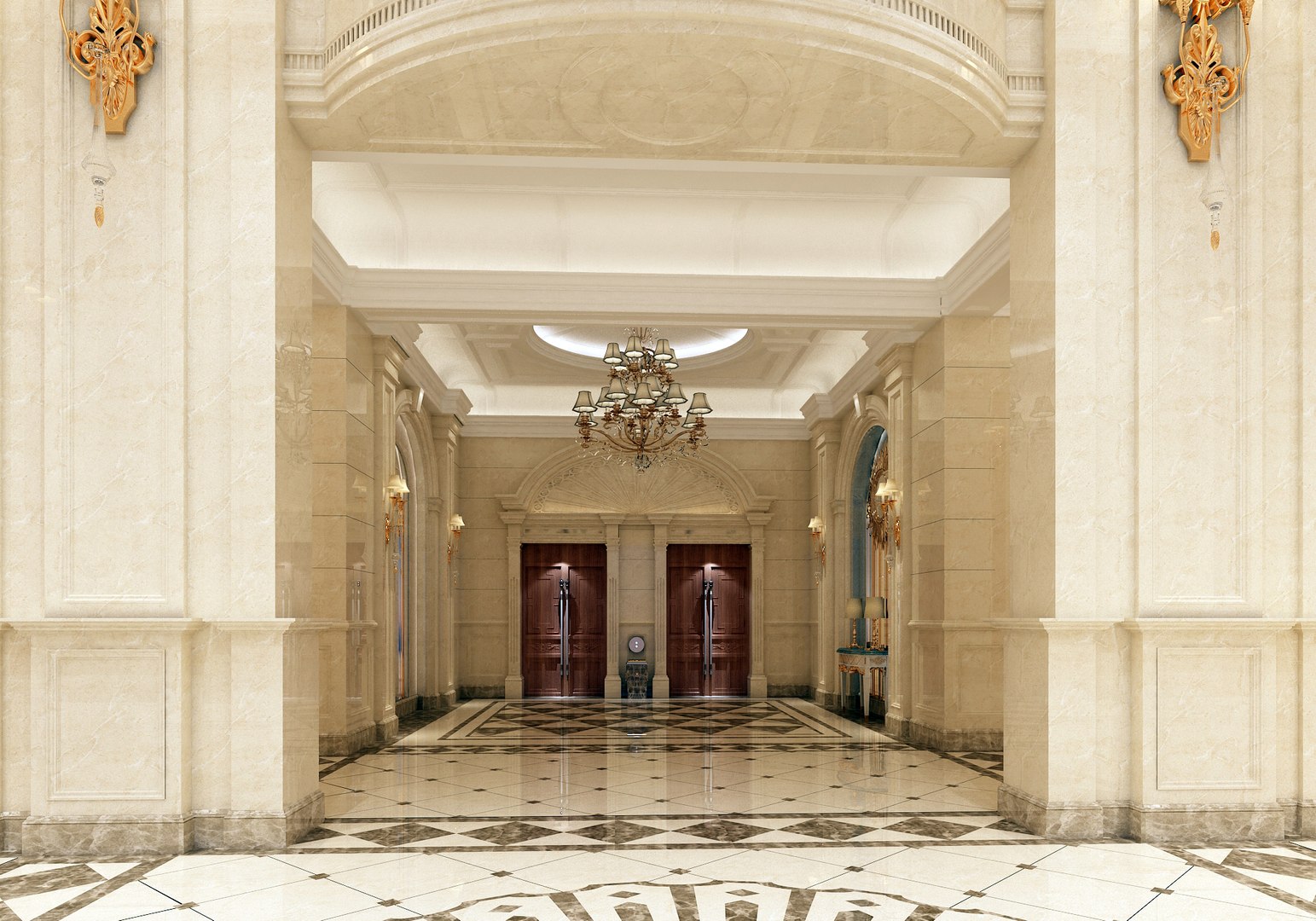 Lobby 03 Model - TurboSquid 2069781