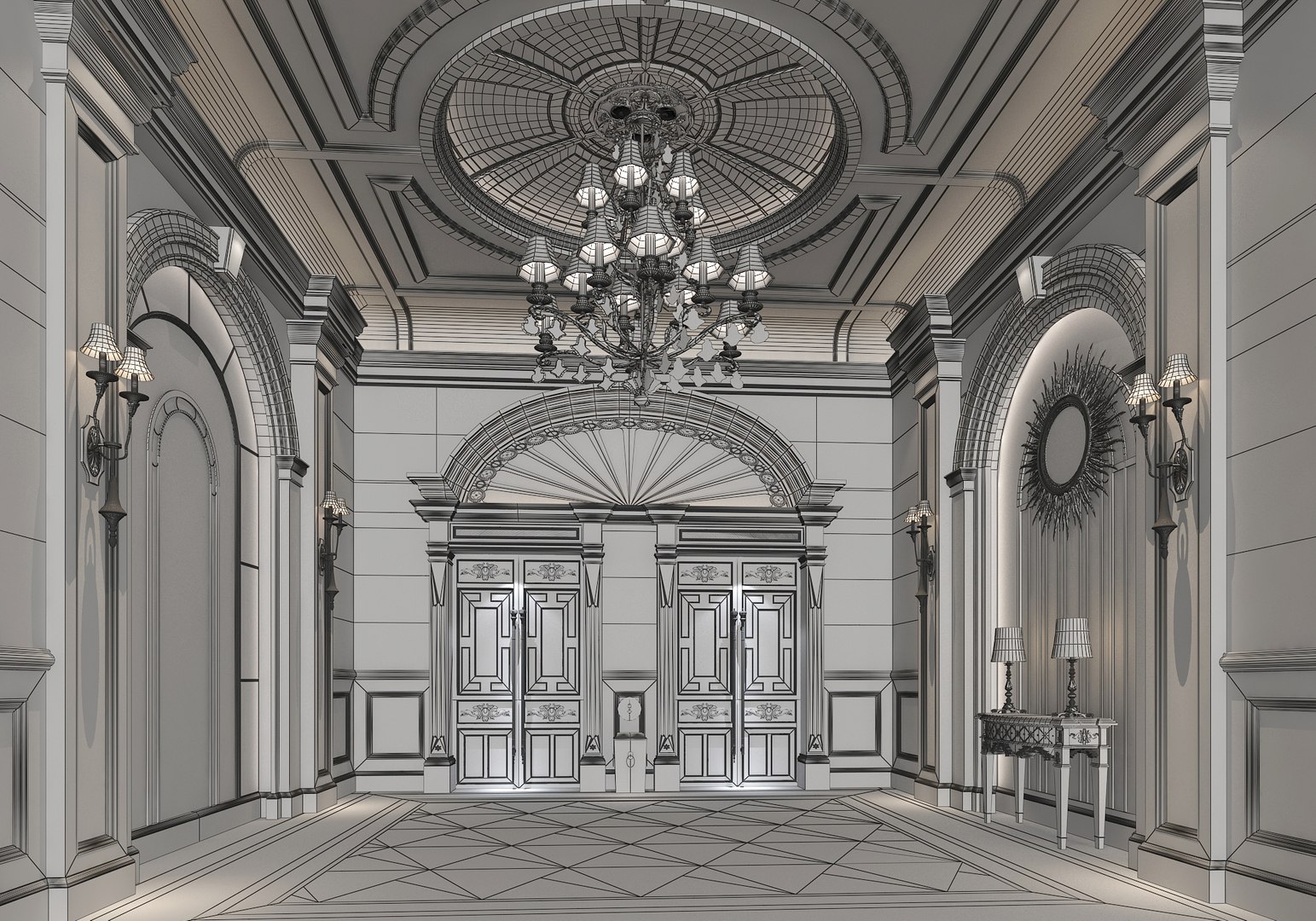 Lobby 03 Model - TurboSquid 2069781