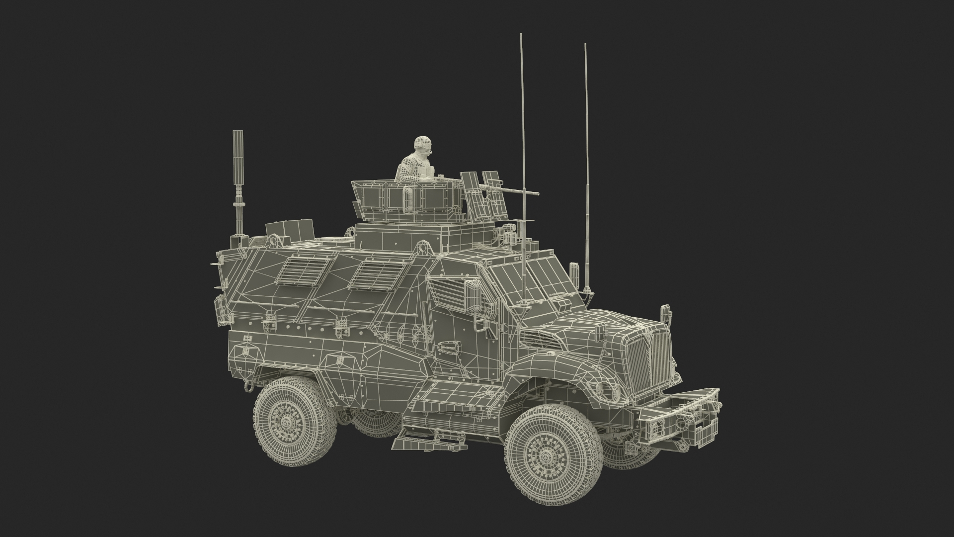3D Model SWAT Armored Vehicle Grey With Officers - TurboSquid 2285007