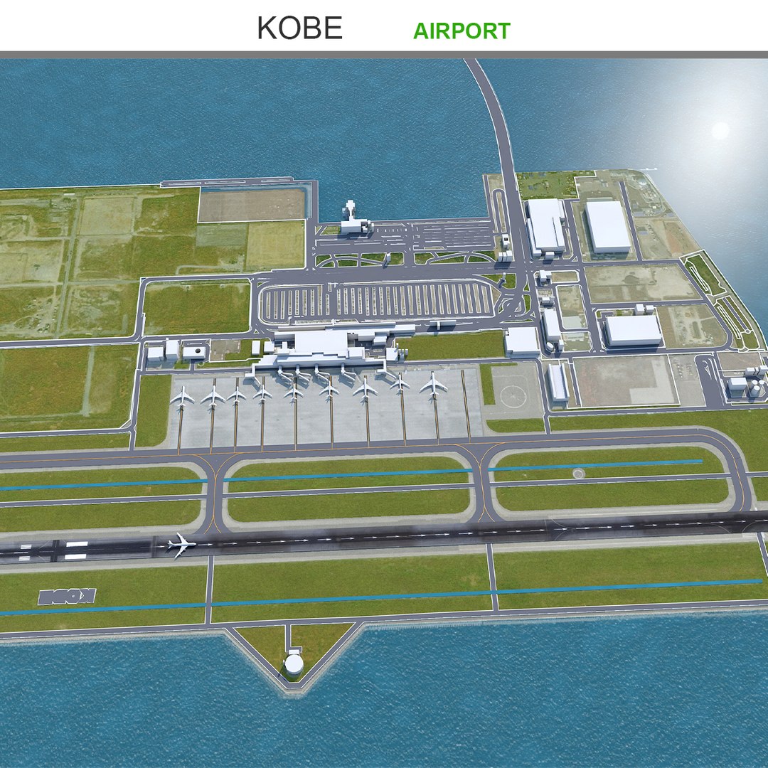 3D Kobe Airport - TurboSquid 2051798
