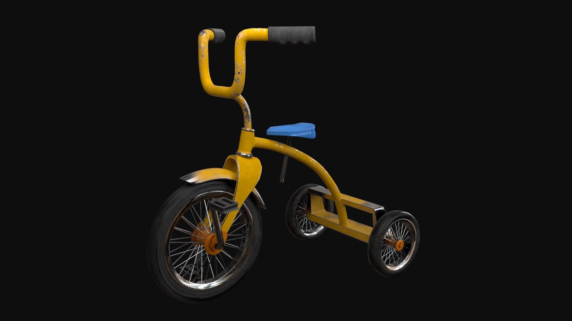 Tricycle Model - TurboSquid 1985853