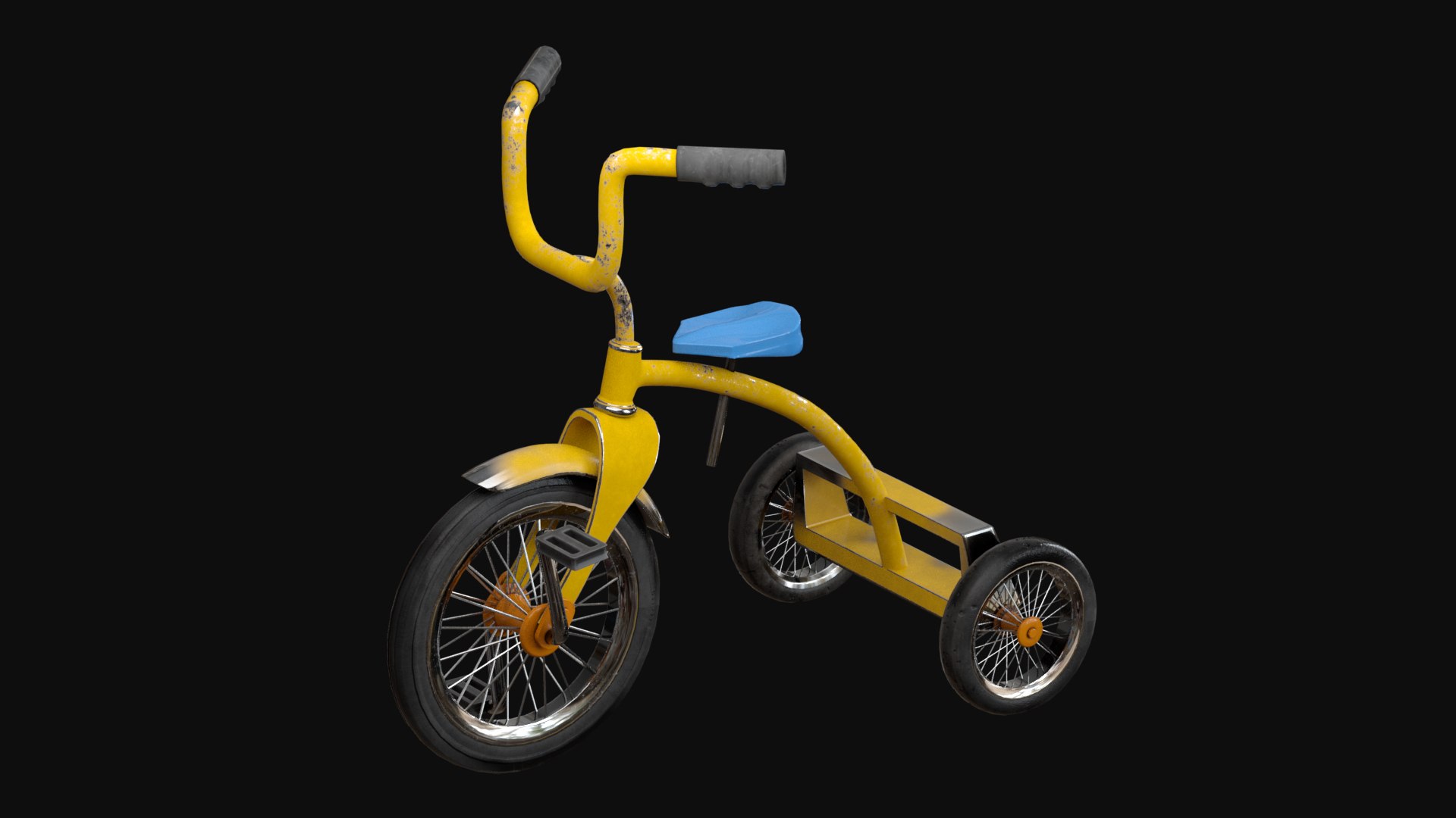 Tricycle Model - TurboSquid 1985853