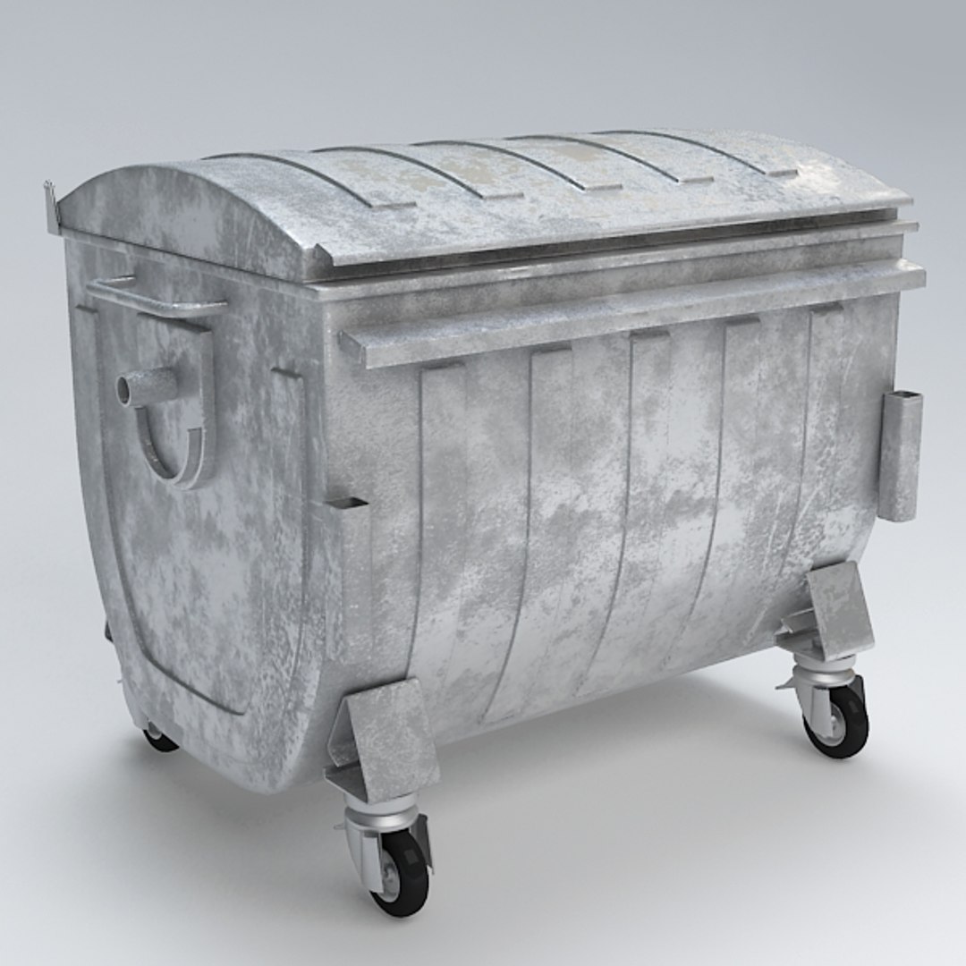 Container Trash 3d Model