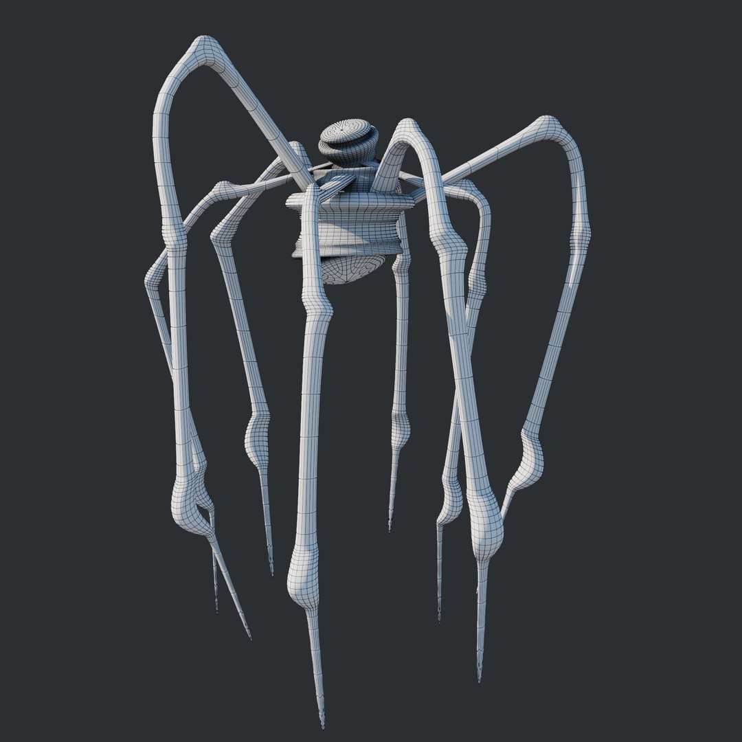 Free Metal Spider Sculpture 3D Model - TurboSquid 1385810