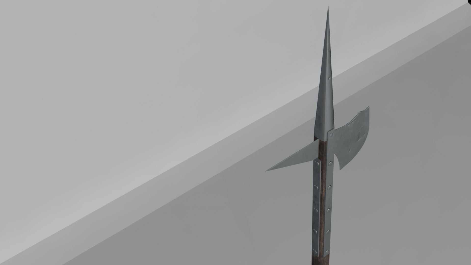 Halberd 3D - TurboSquid 2218795