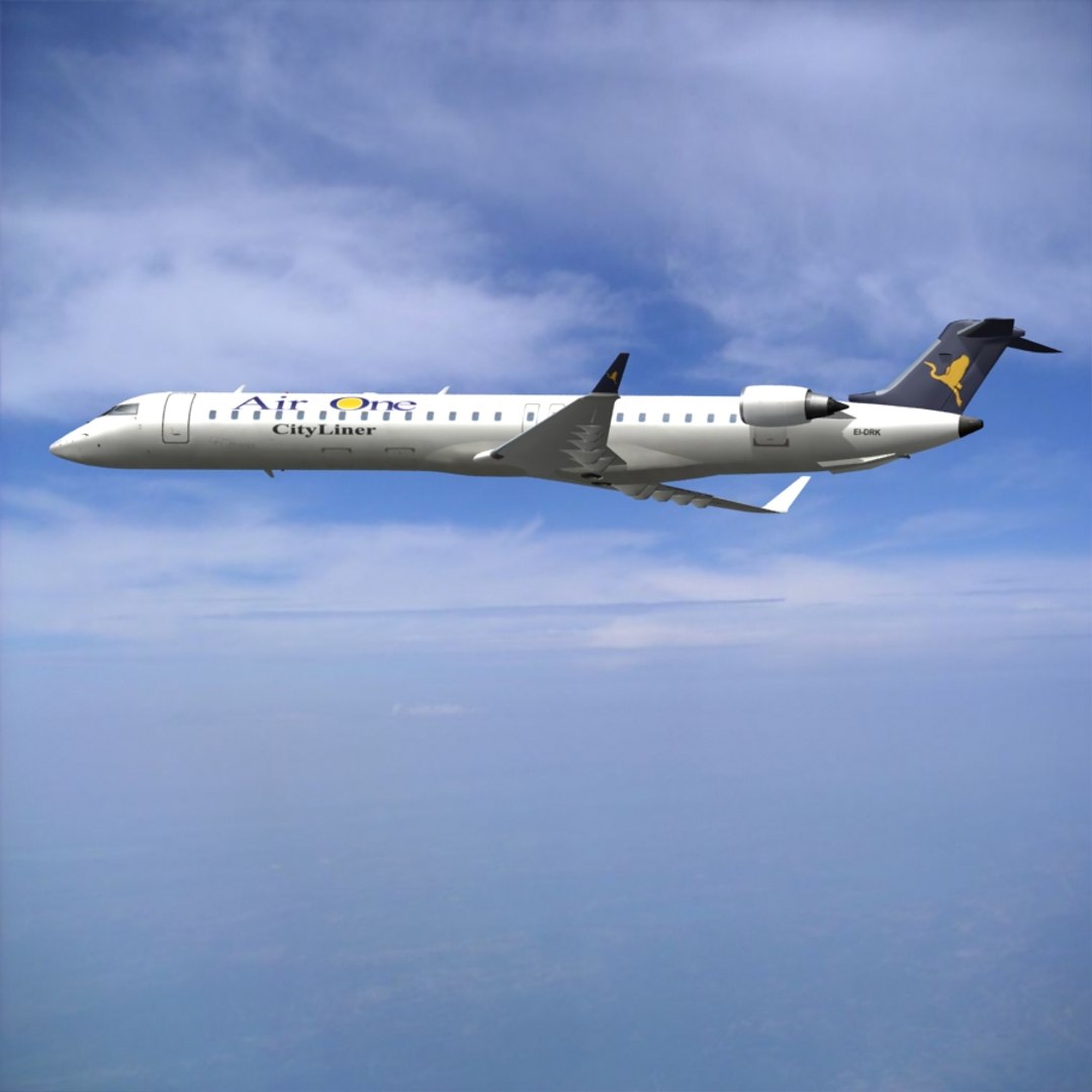 Bombardier Crj-900 Air 3d Model