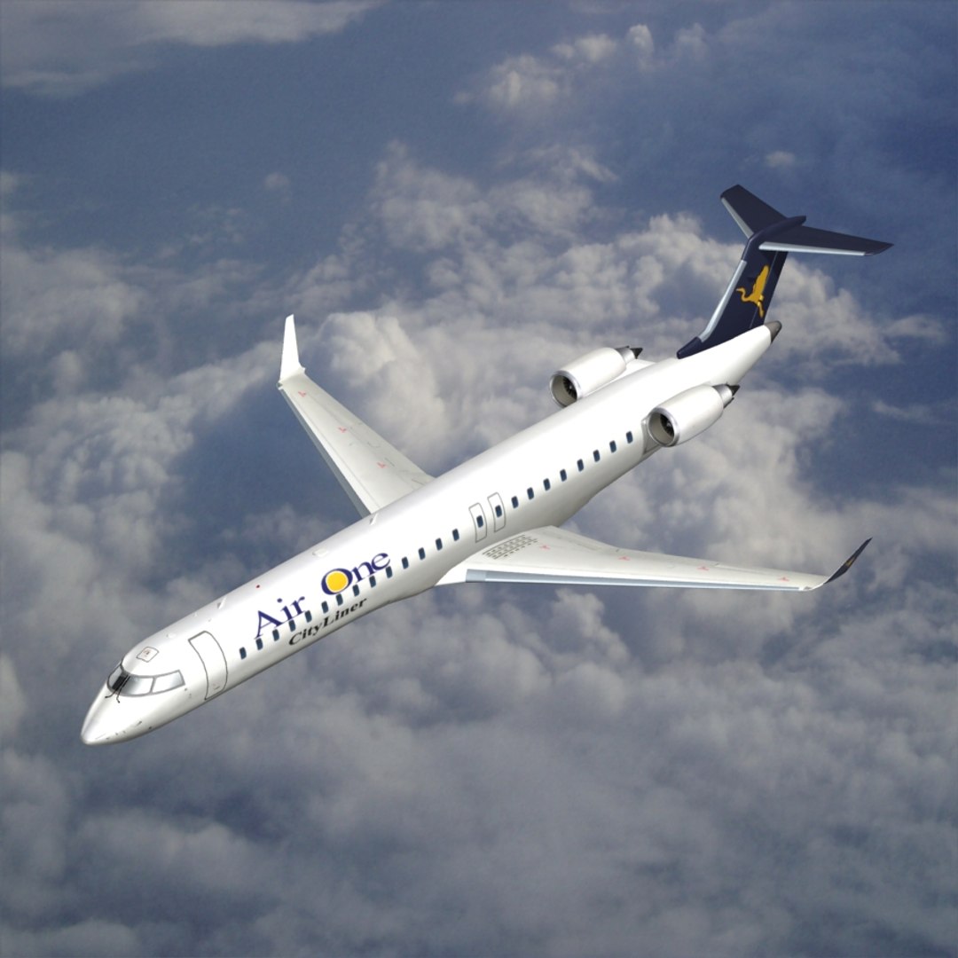 Bombardier Crj-900 Air 3d Model
