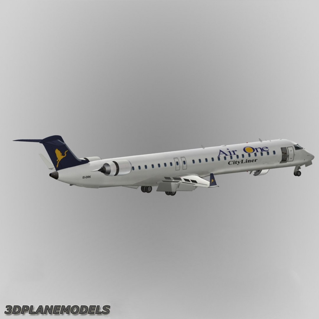 Bombardier Crj-900 Air 3d Model