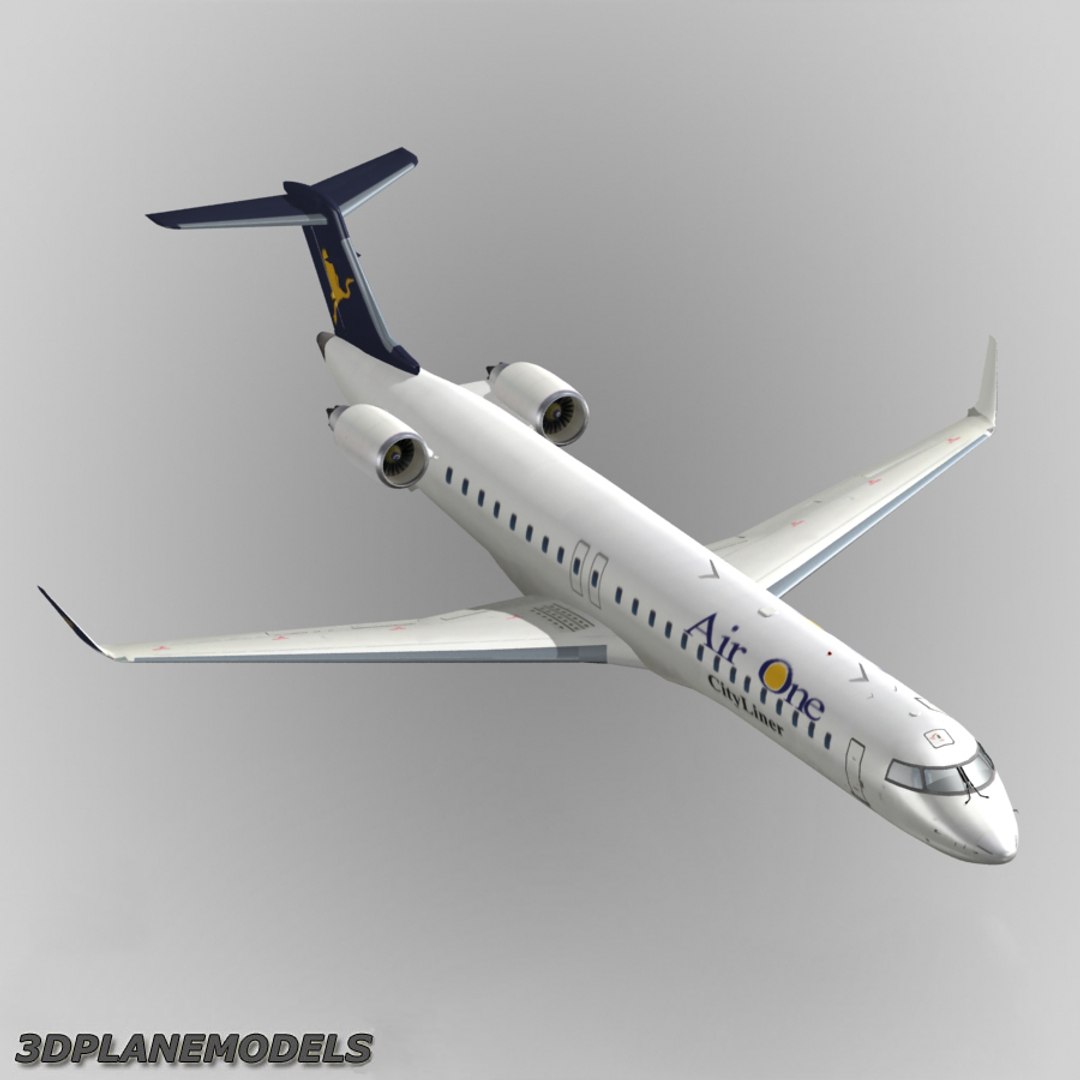 Bombardier Crj-900 Air 3d Model