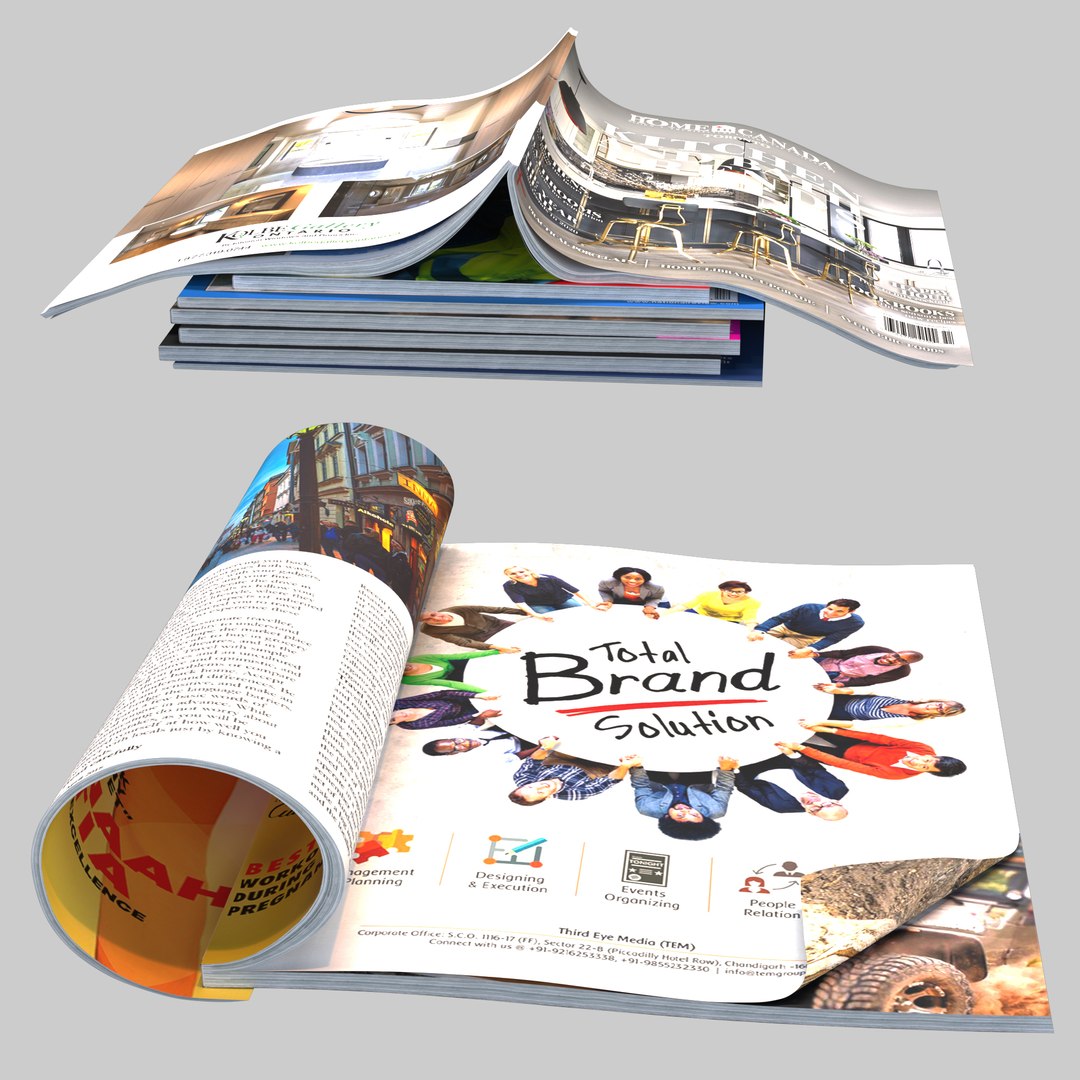 Magazine Newspaper News Model - TurboSquid 1529079
