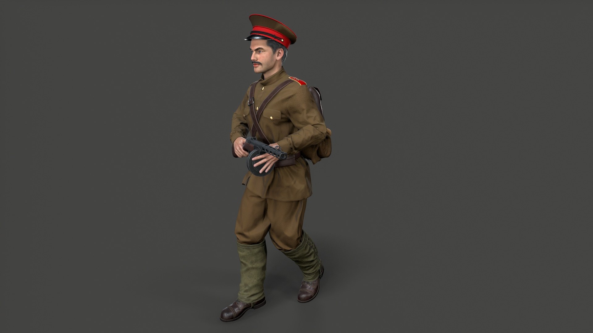 Soviet Private Soldier 3D Model - TurboSquid 2396095