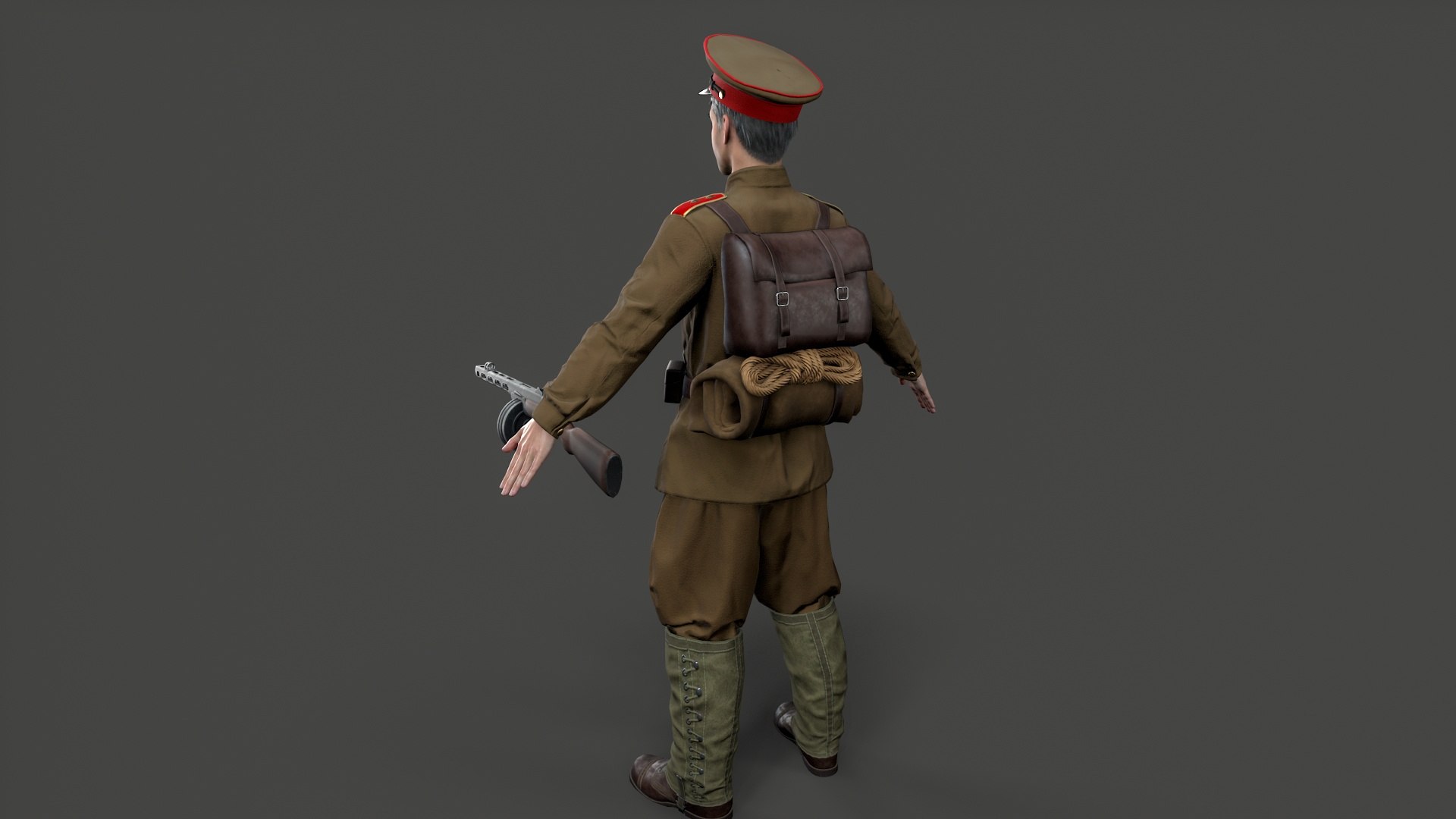 Soviet Private Soldier 3D Model - TurboSquid 2396095