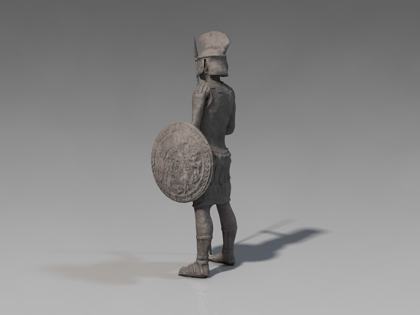 3D Stone Ancient Soldier - TurboSquid 1199660