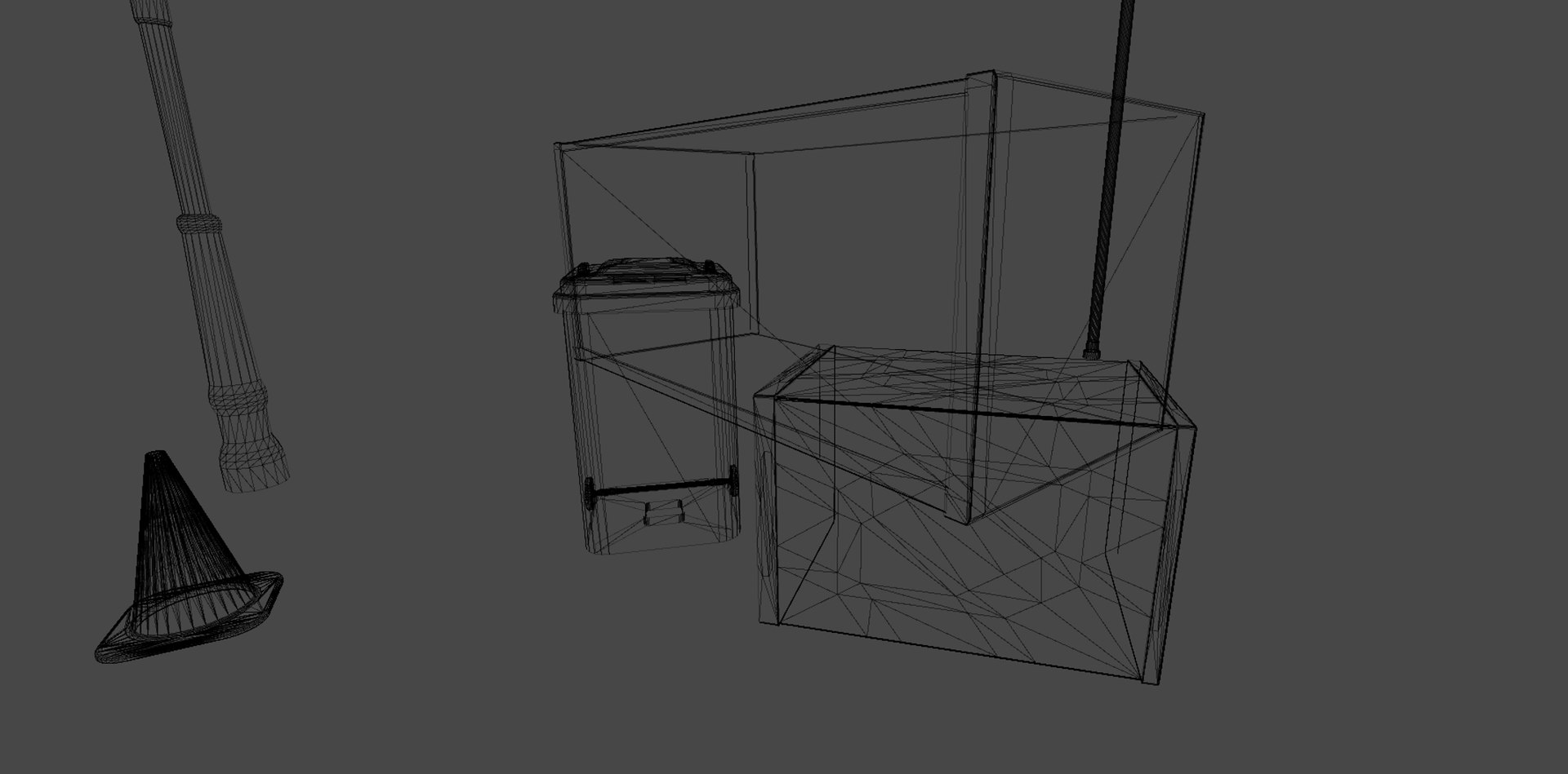 Basic Street Pack 3D Model - TurboSquid 1764107