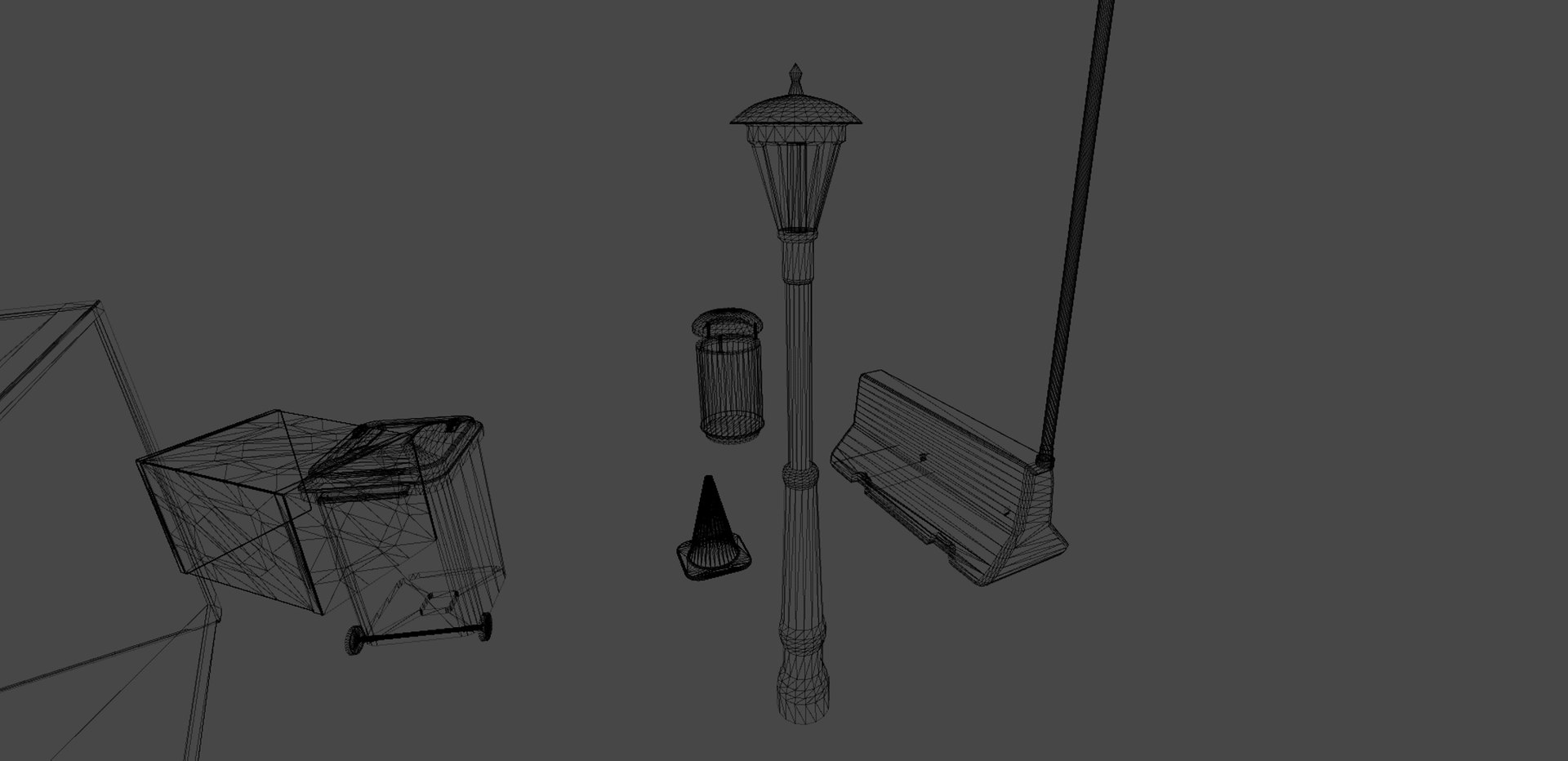 Basic Street Pack 3D Model - TurboSquid 1764107