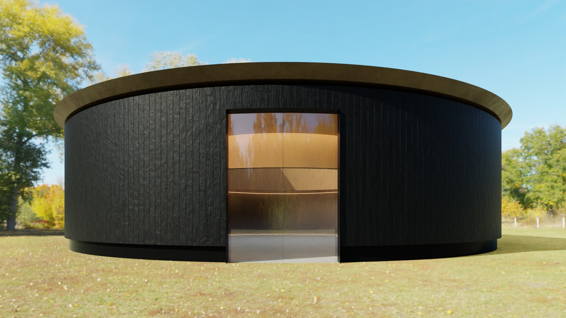 3D Pavilion With Skylight - TurboSquid 1788525