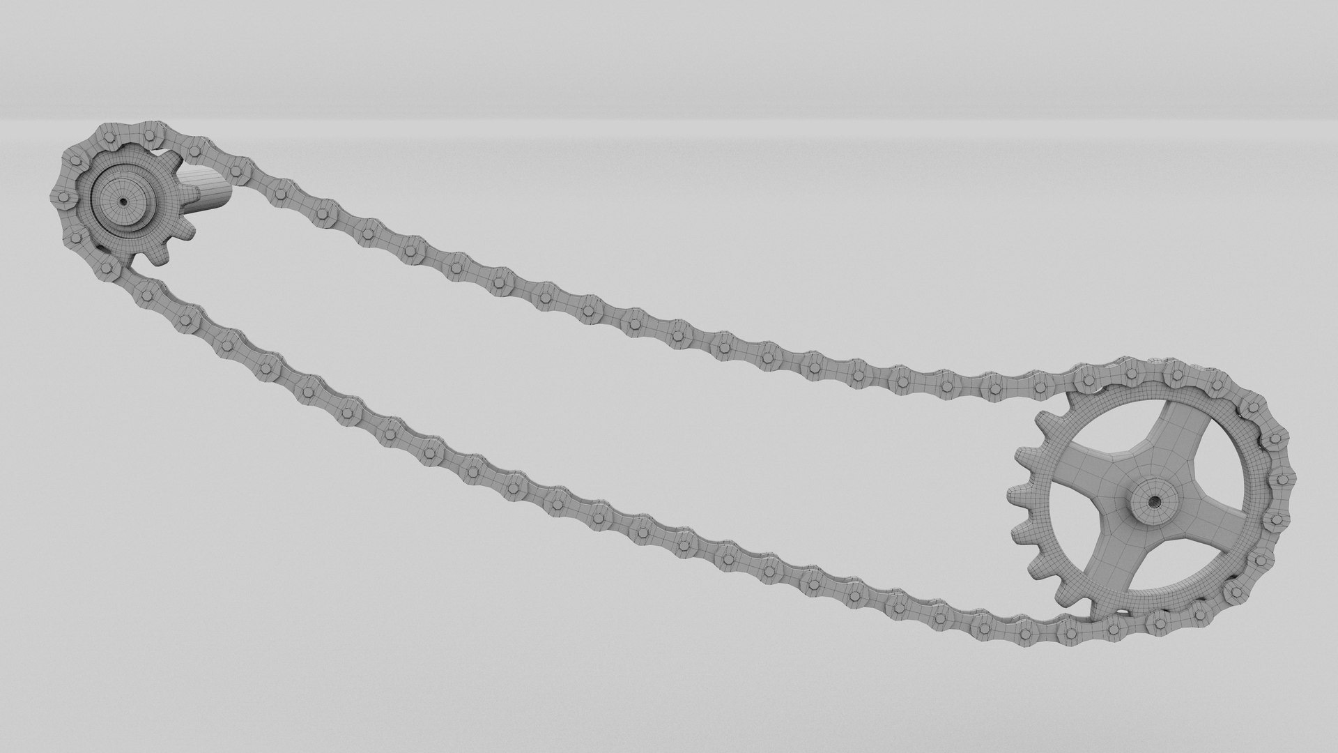 3d Model Bicycle Chain