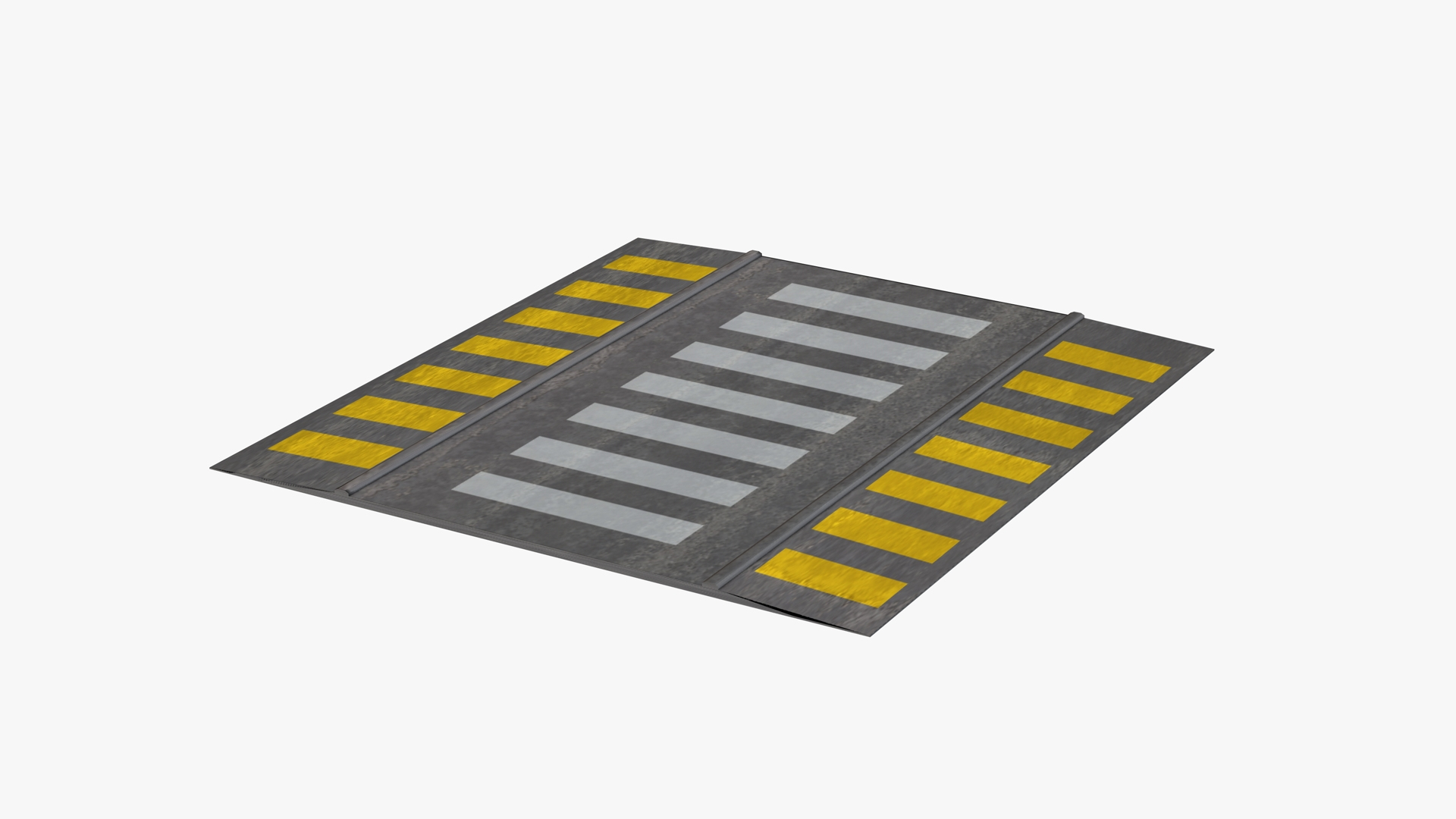 pedestrian crossing 3d model