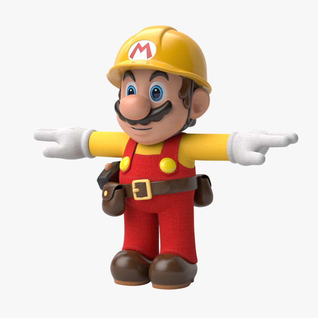 3D mario bros builder - TurboSquid 1563124