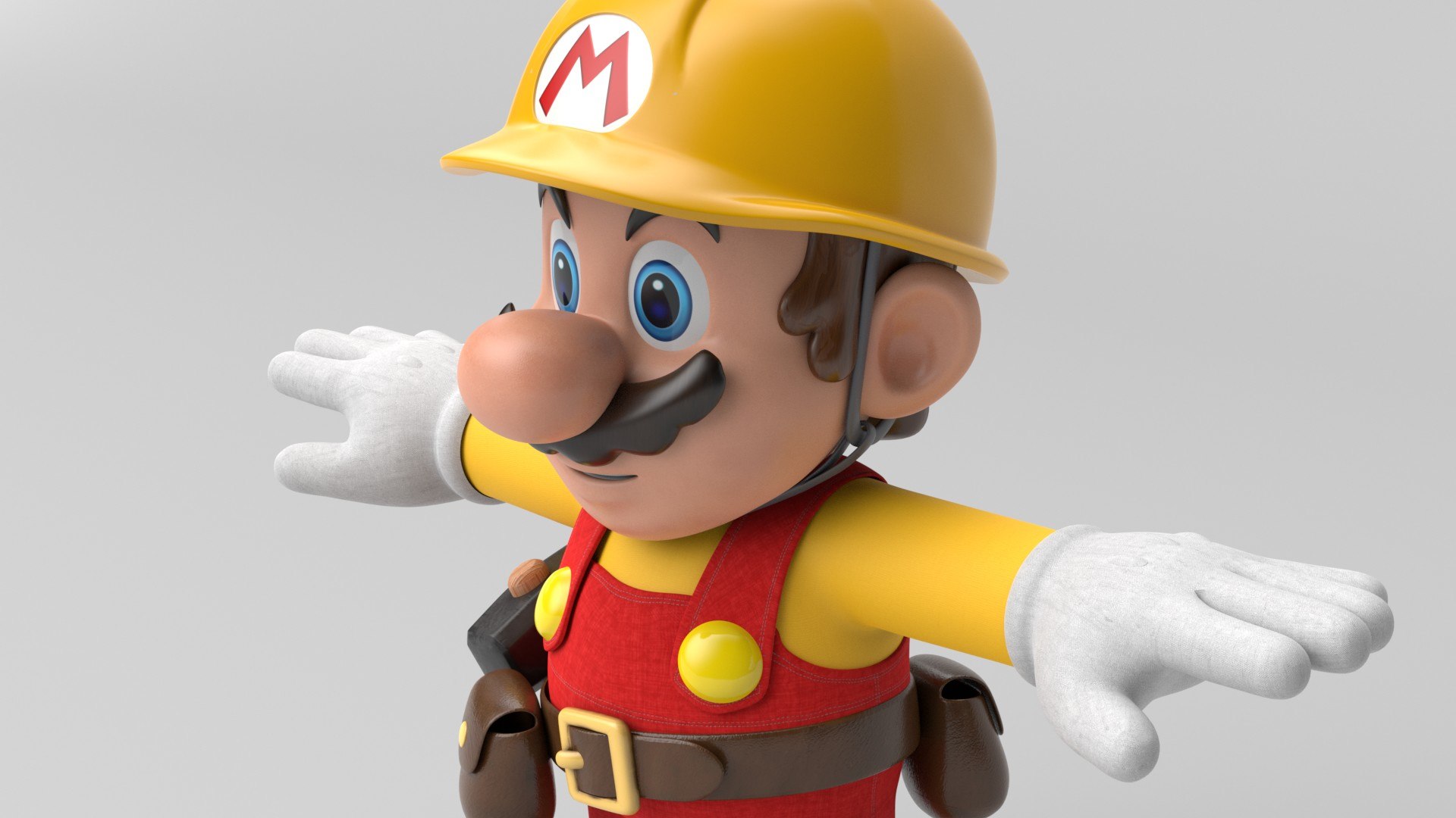 3D Mario Bros Builder - TurboSquid 1563124