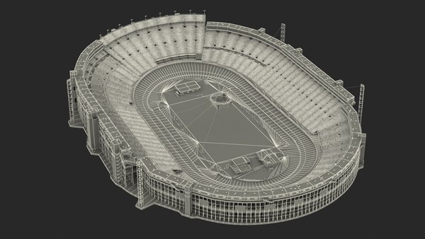 3D Short Track NASCAR Bristol Motor Speedway model - TurboSquid 1971793